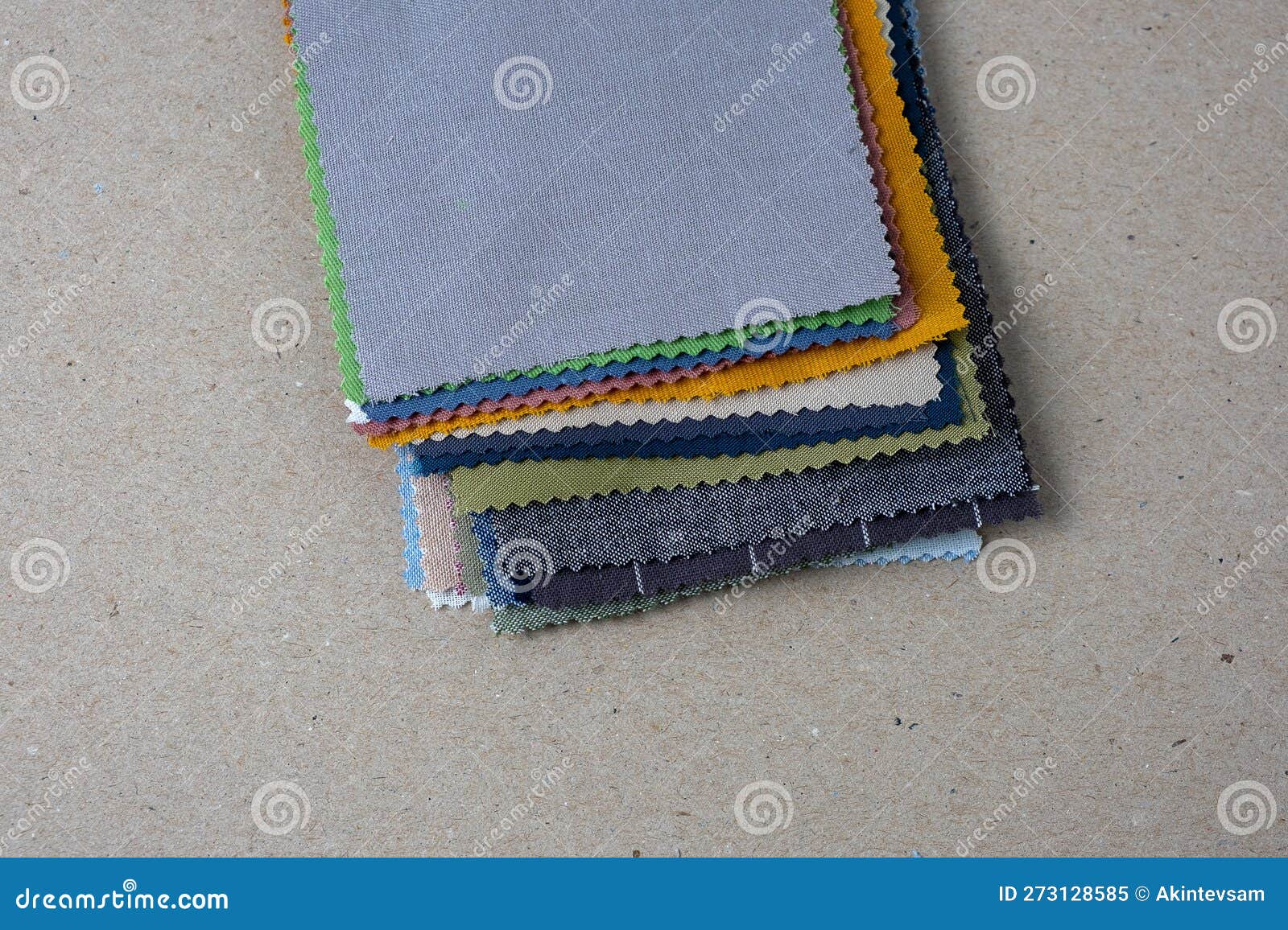 Textile Catalogue, Colorful Fabric Samples Stock Image - Image of ...