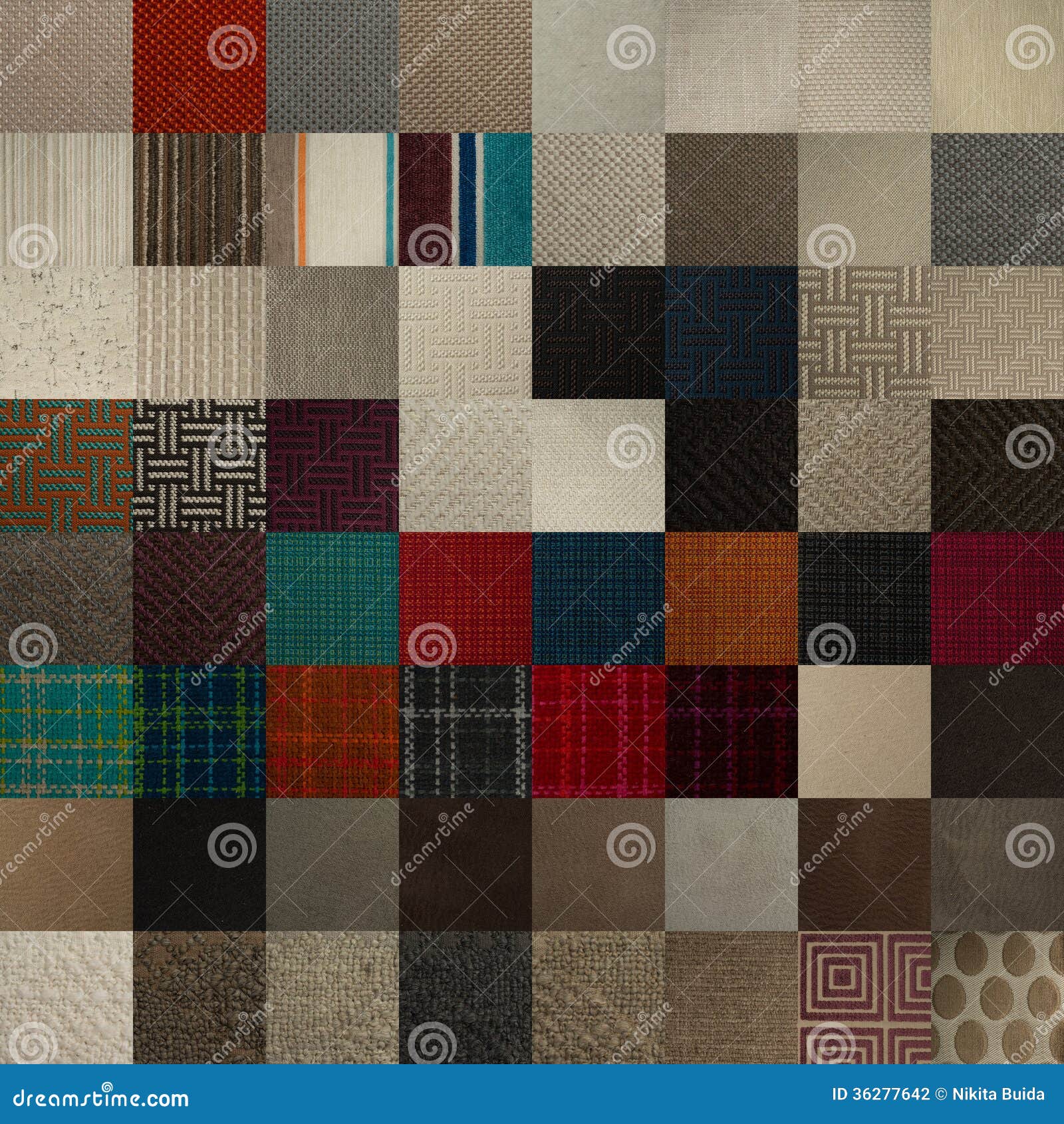 Textile Chart with Many Color Samples Stock Photo - Image of choosing ...