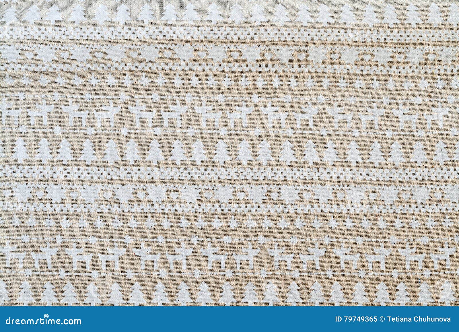 Textile Christmas Background with Scandinavian Design Stock ...