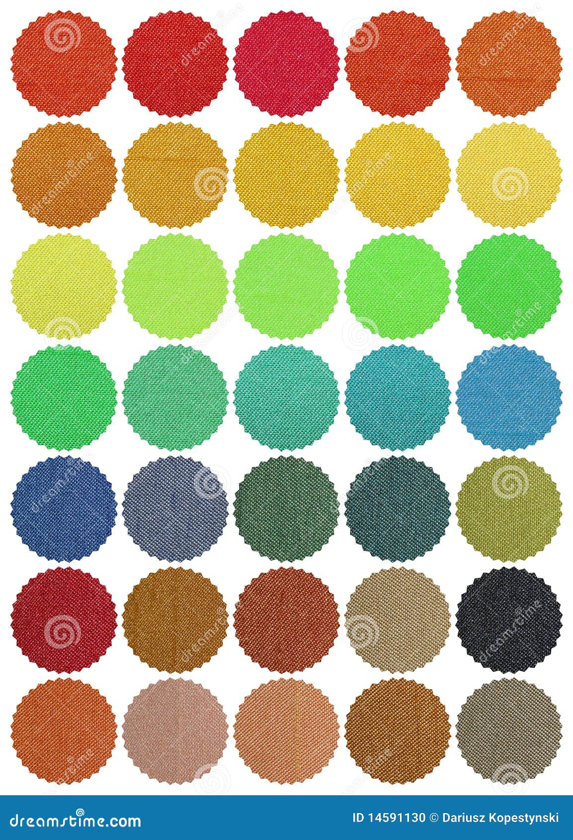 Textile Color Chart stock illustration. Illustration of sampler - 14591130