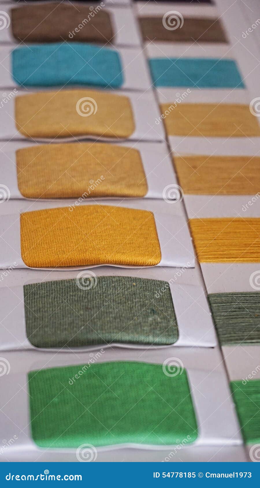 Textile color swatch stock image. Image of chart, decorator - 54778185