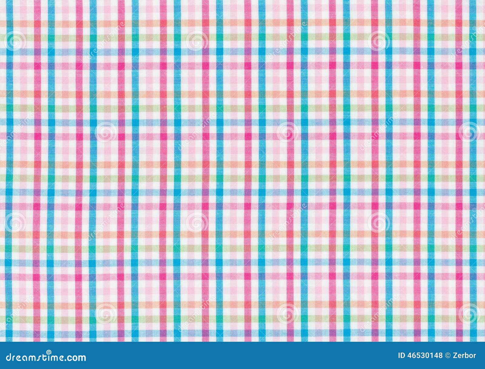 Textile with a Colorful Checked Pattern Stock Photo - Image of design ...