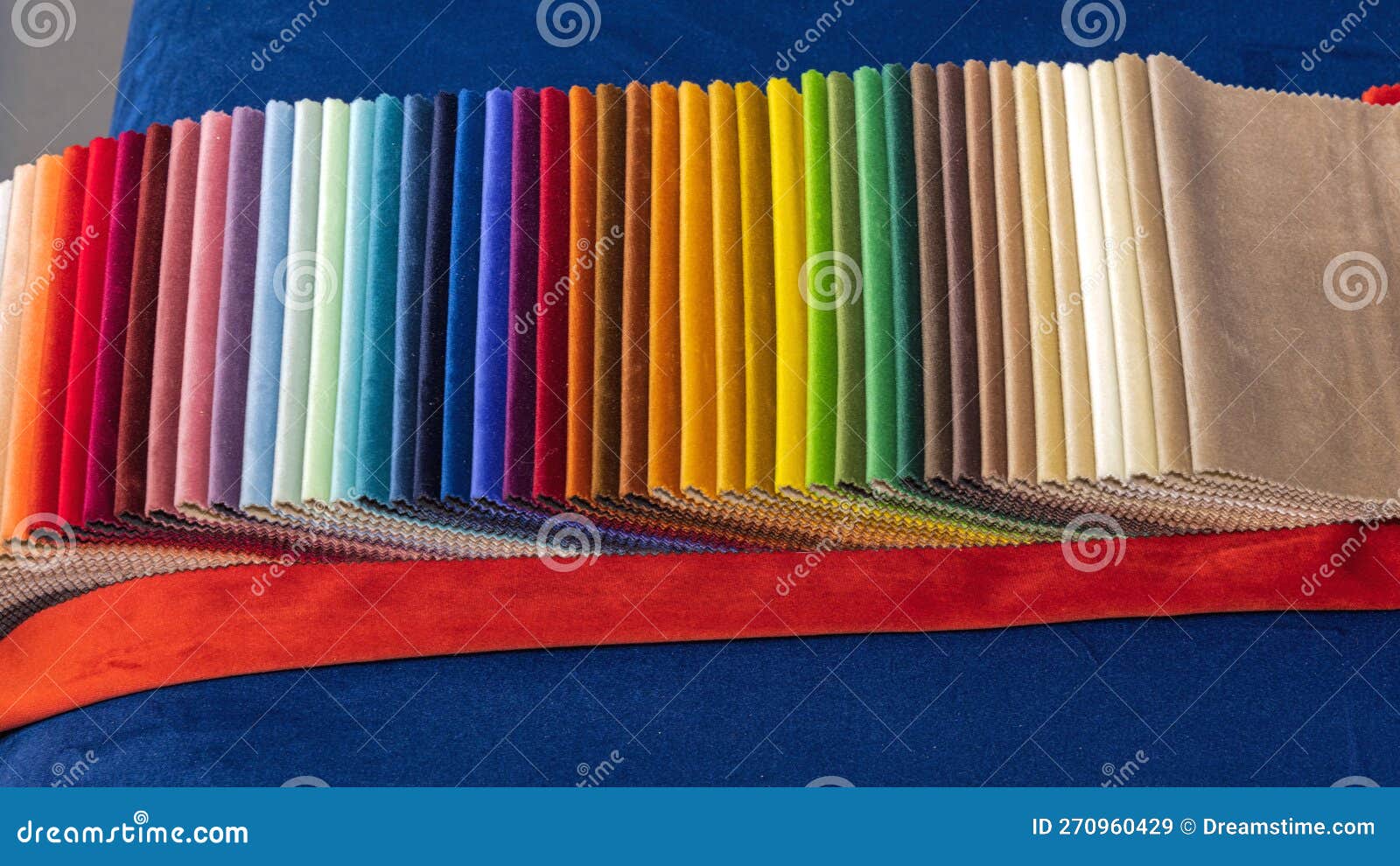 Textile Colour Swatch stock image. Image of industrial - 270960429
