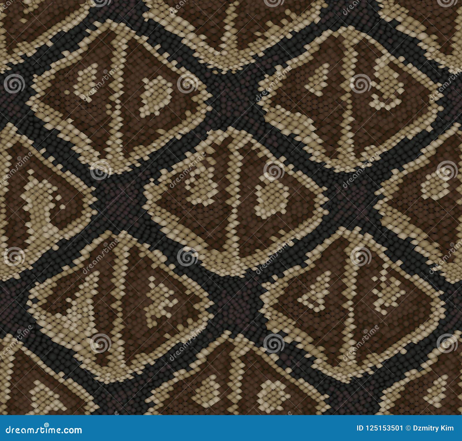 Textile Design. Snake Skin Texture Repeated Seamless Pattern Anakonda ... Textile Design. Snake Skin Texture Repeated Seamless Pattern Anakonda ...