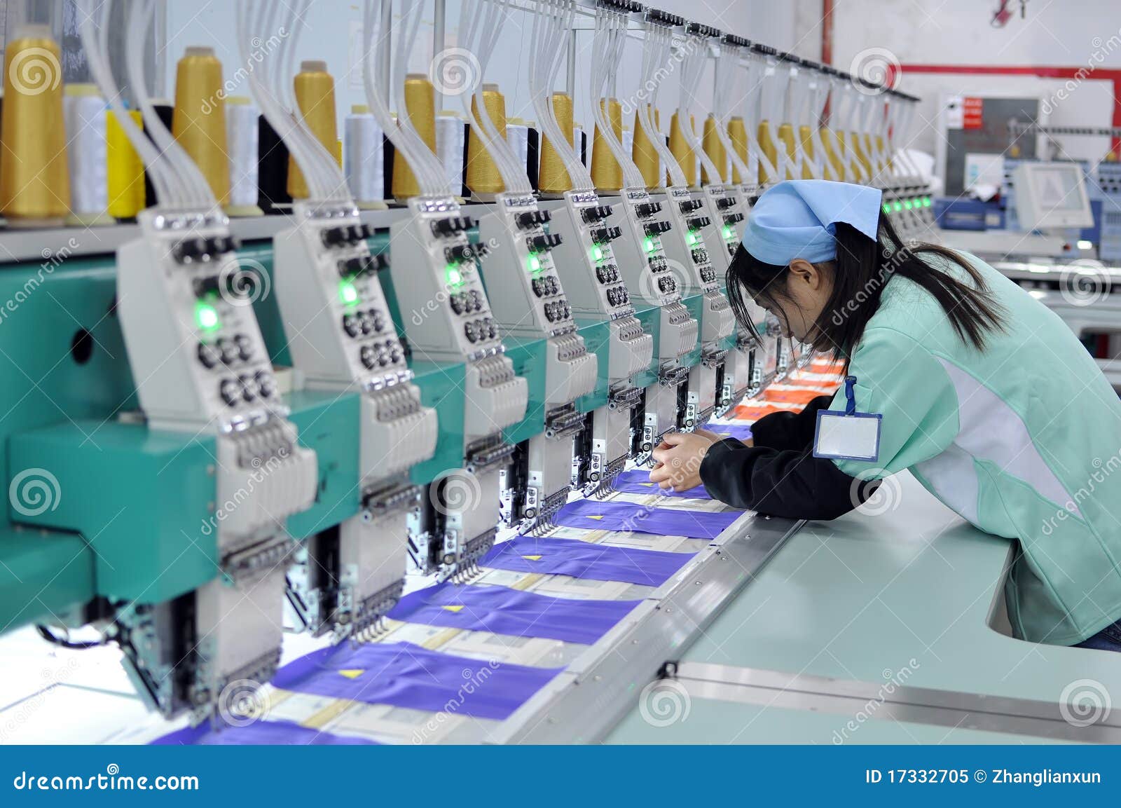 Textile equipment stock image. Image of clothing, patterns - 17332705