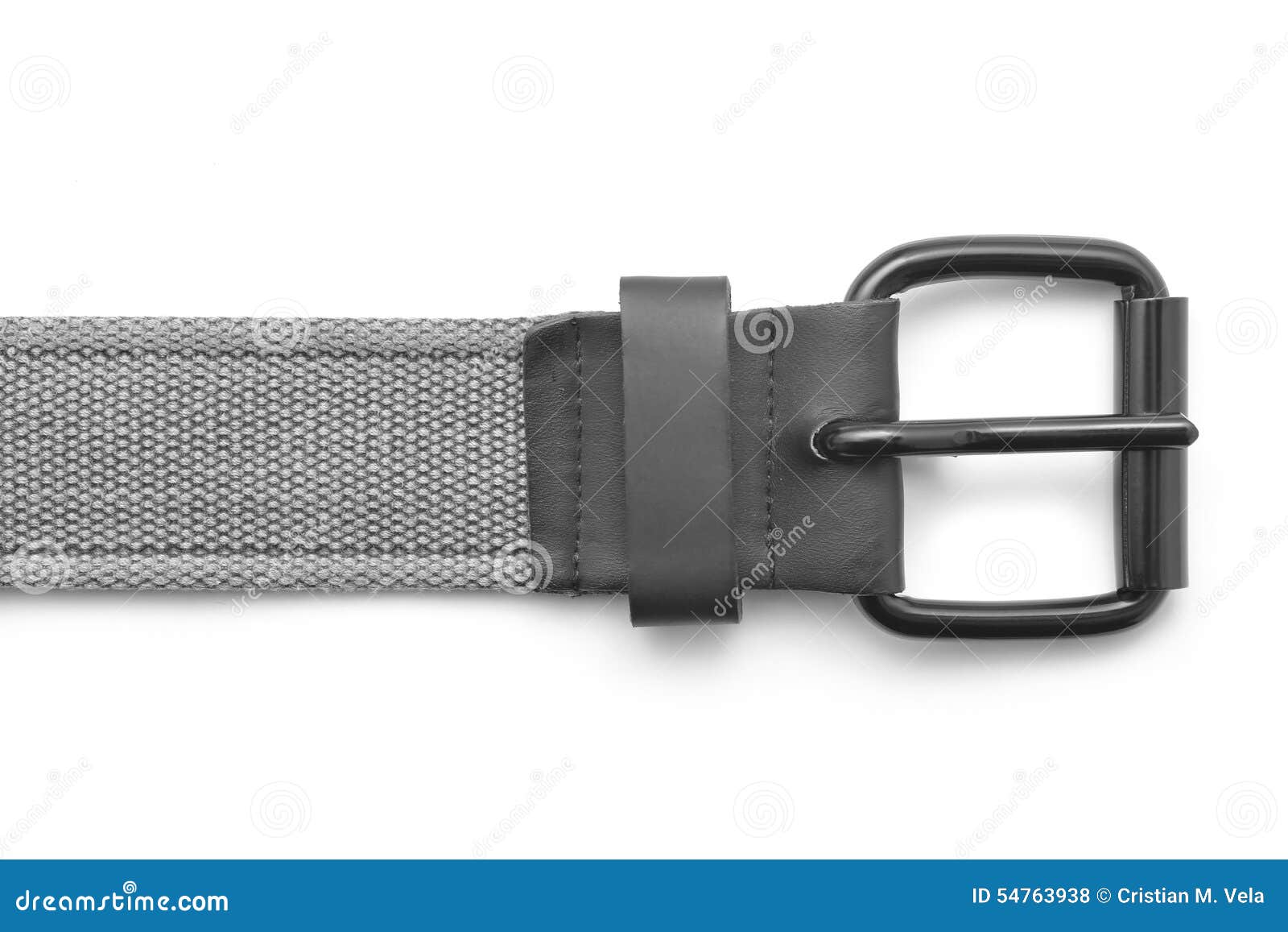 Textile fabric belt buckle stock photo. Image of accessory - 54763938