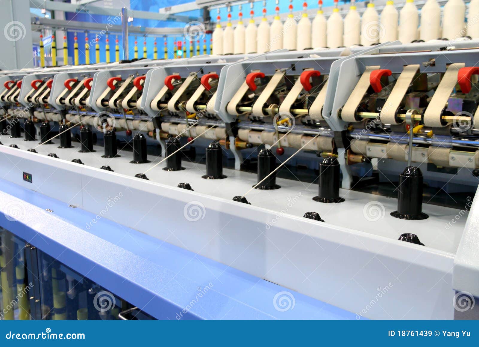 Textile factory stock image. Image of floss, white, mill - 18761439