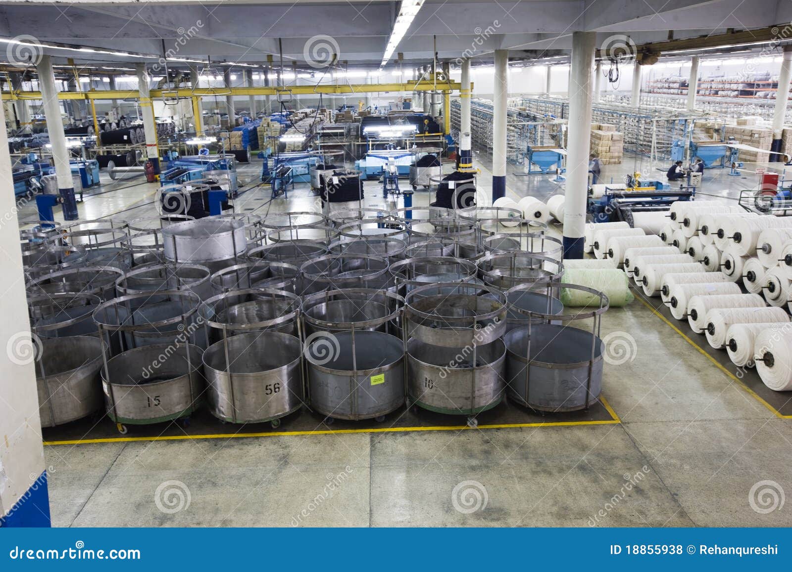Textile factory stock photo. Image of weaving, dyeing - 18855938