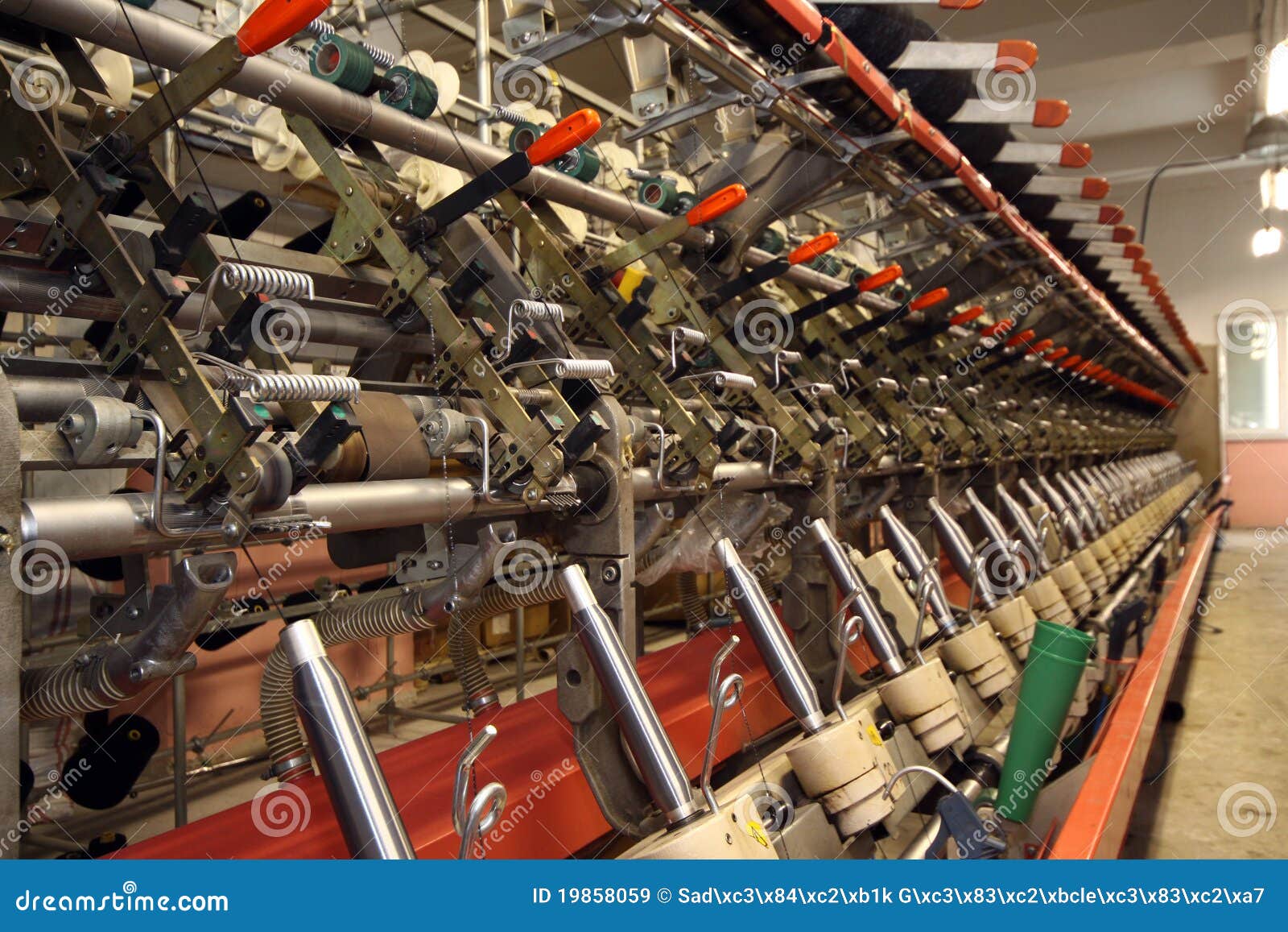 Textile Factory stock image. Image of gear, close, convenience - 19858059