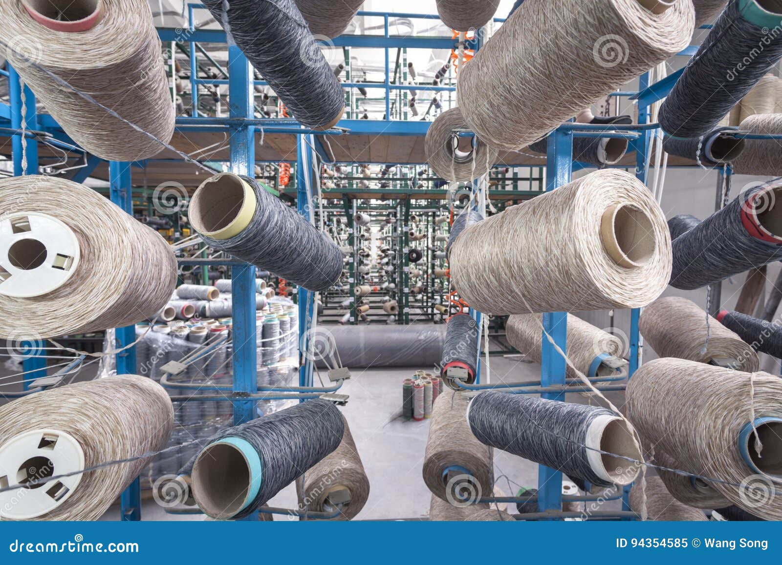 Textile factory stock image. Image of material, textile - 94354585