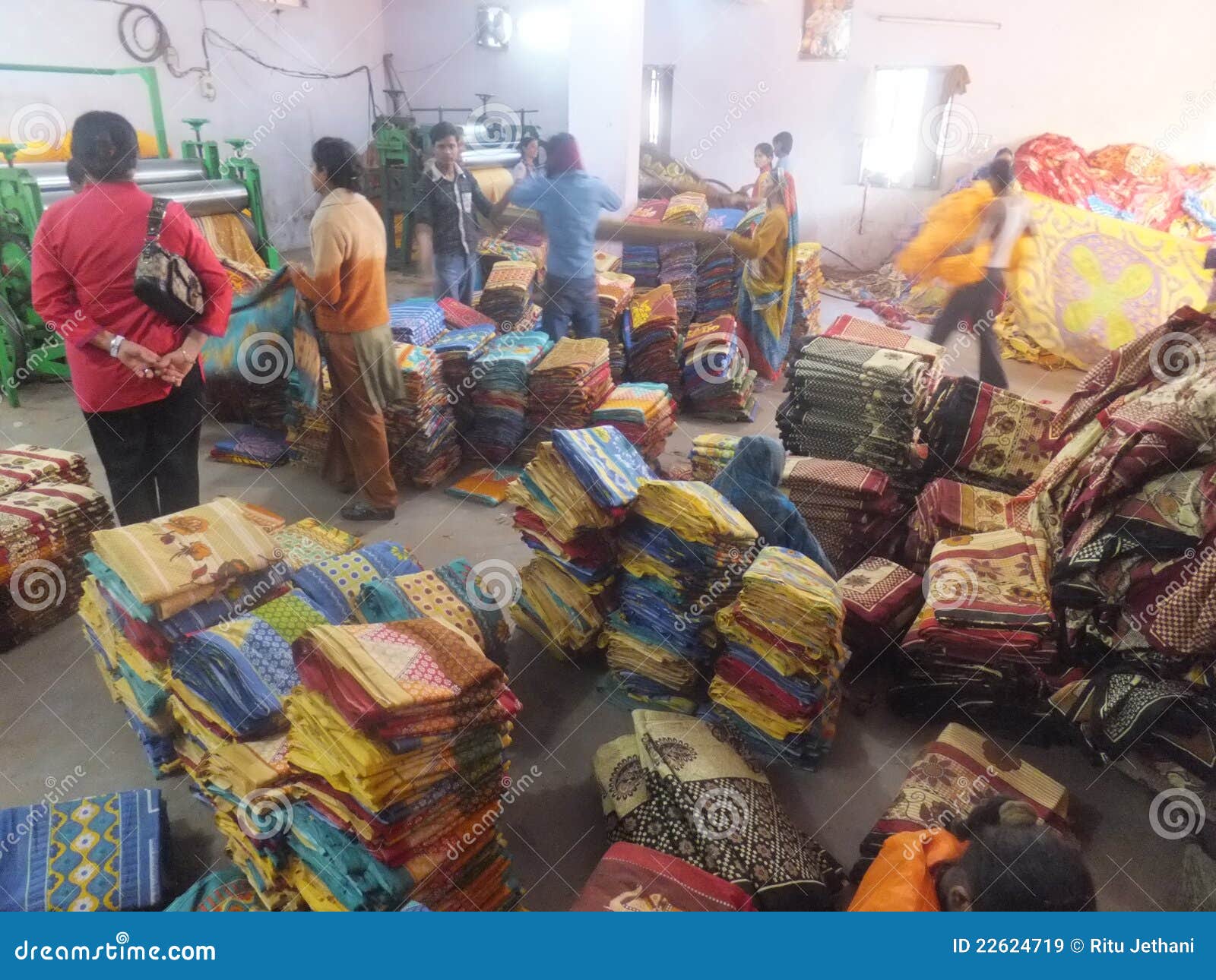 Textile Factory in India editorial stock image. Image of factory - 22624719