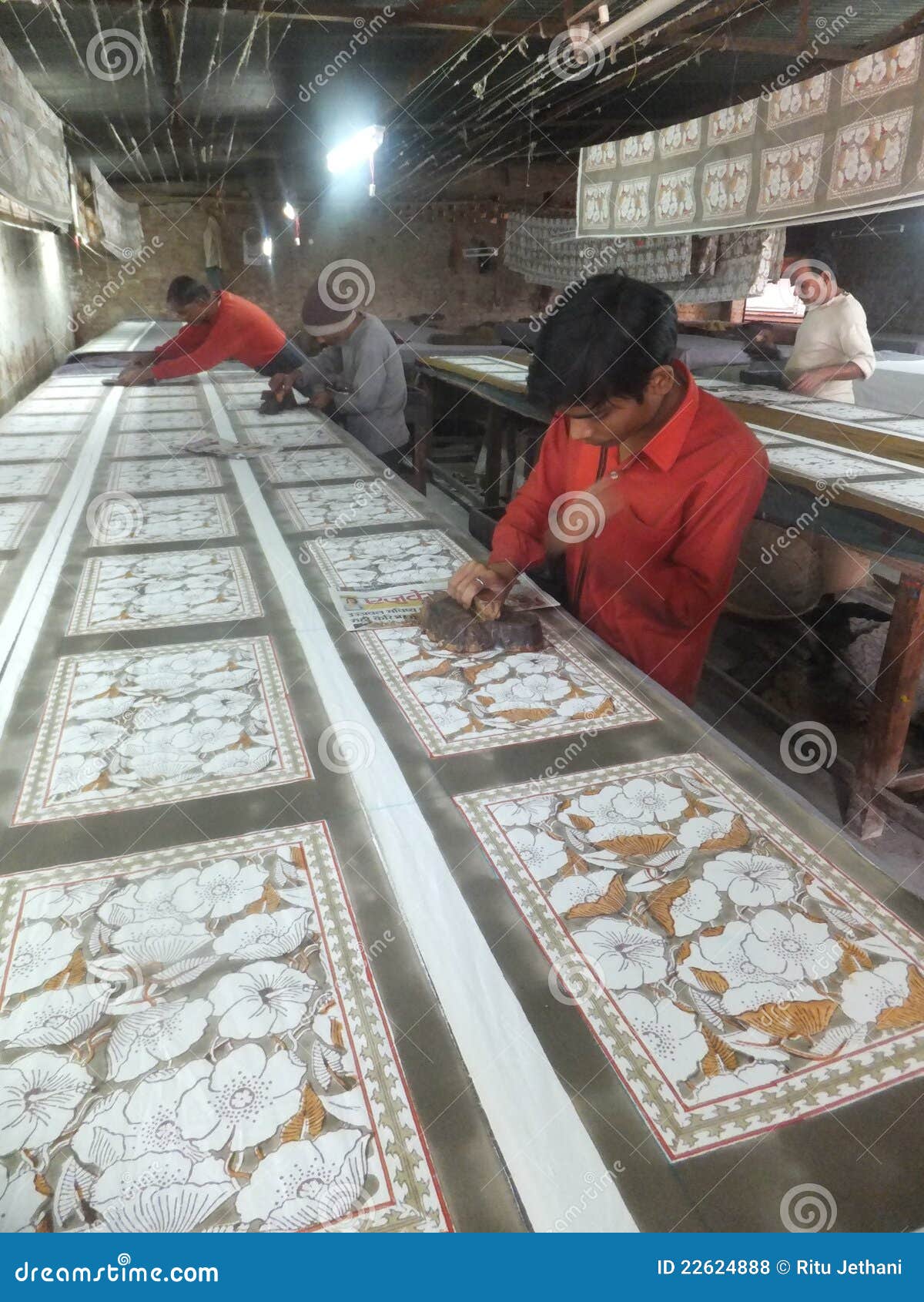 Textile Factory in India editorial stock photo. Image of carpet - 22624888