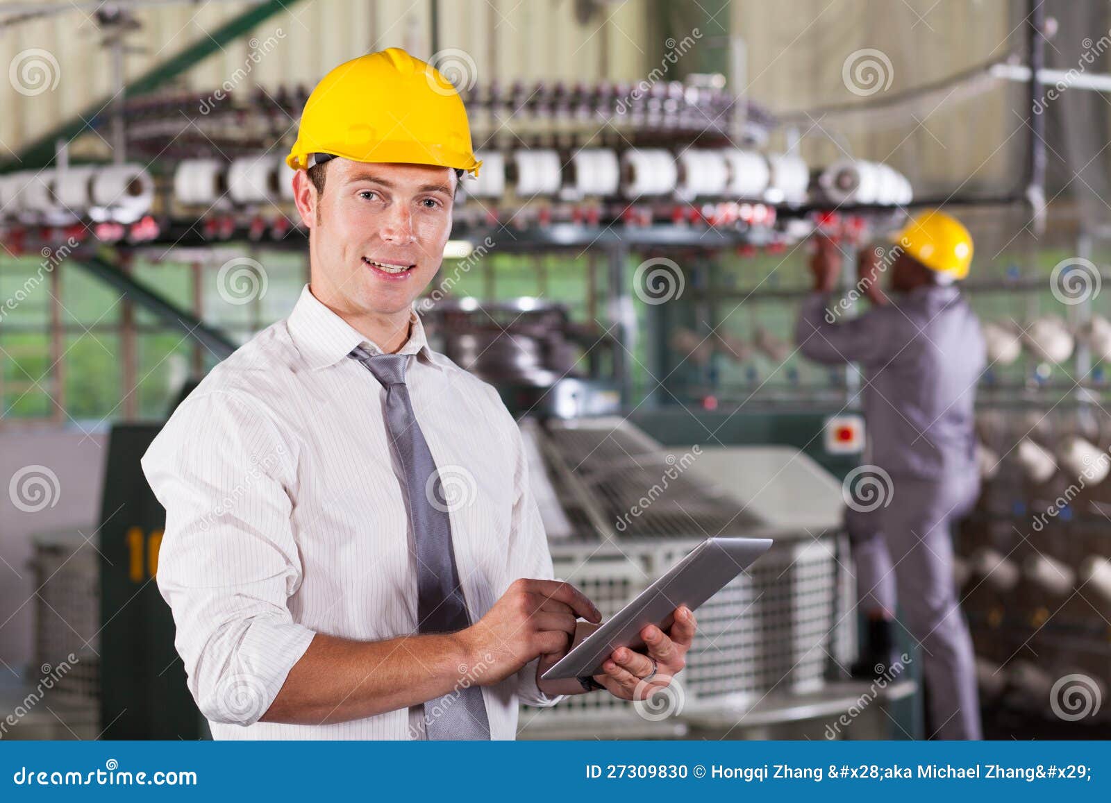 Textile factory manager stock photo. Image of handsome - 27309830