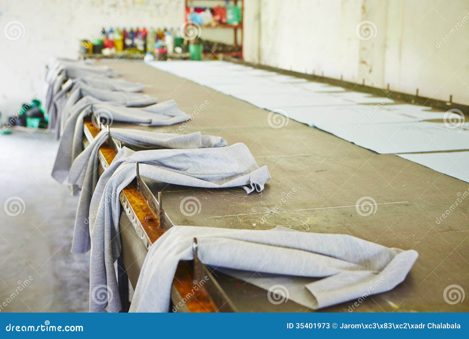 Textile factory stock image. Image of clothier, garments - 35401973