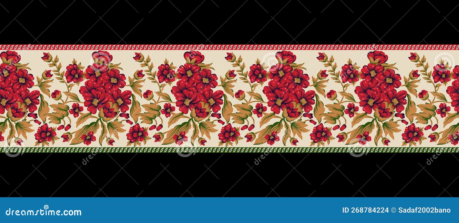 Paisley-Muster.Digital Textile Design Motif Gold Colorful Stock ...