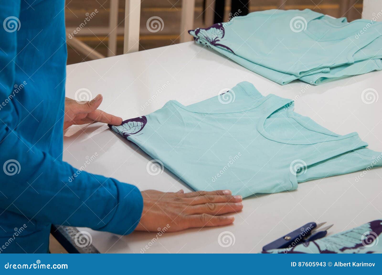 Textile and Garment Factory Stock Image - Image of fashion, finished ...