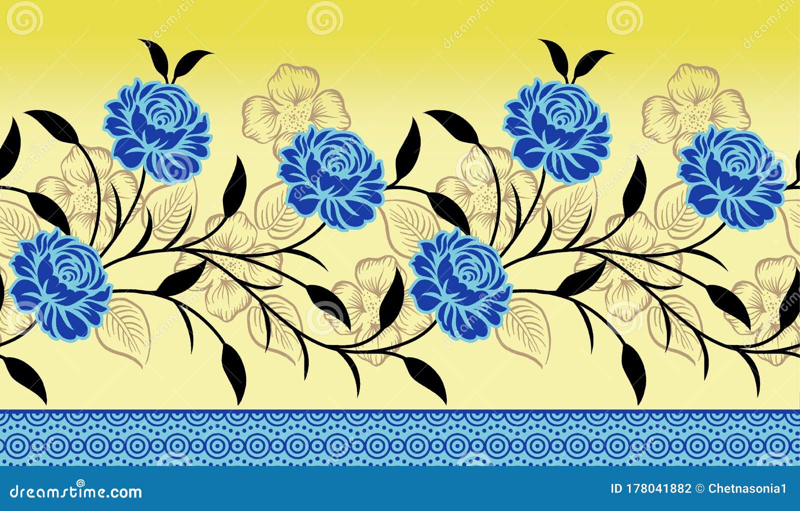 Native American Floral Border Designs