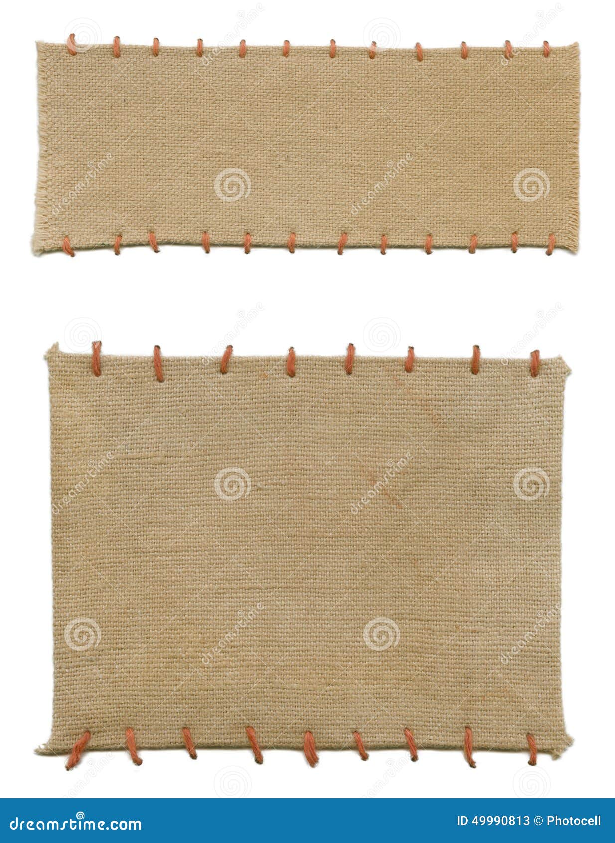Textile label stock image. Image of textile, sacking - 49990813