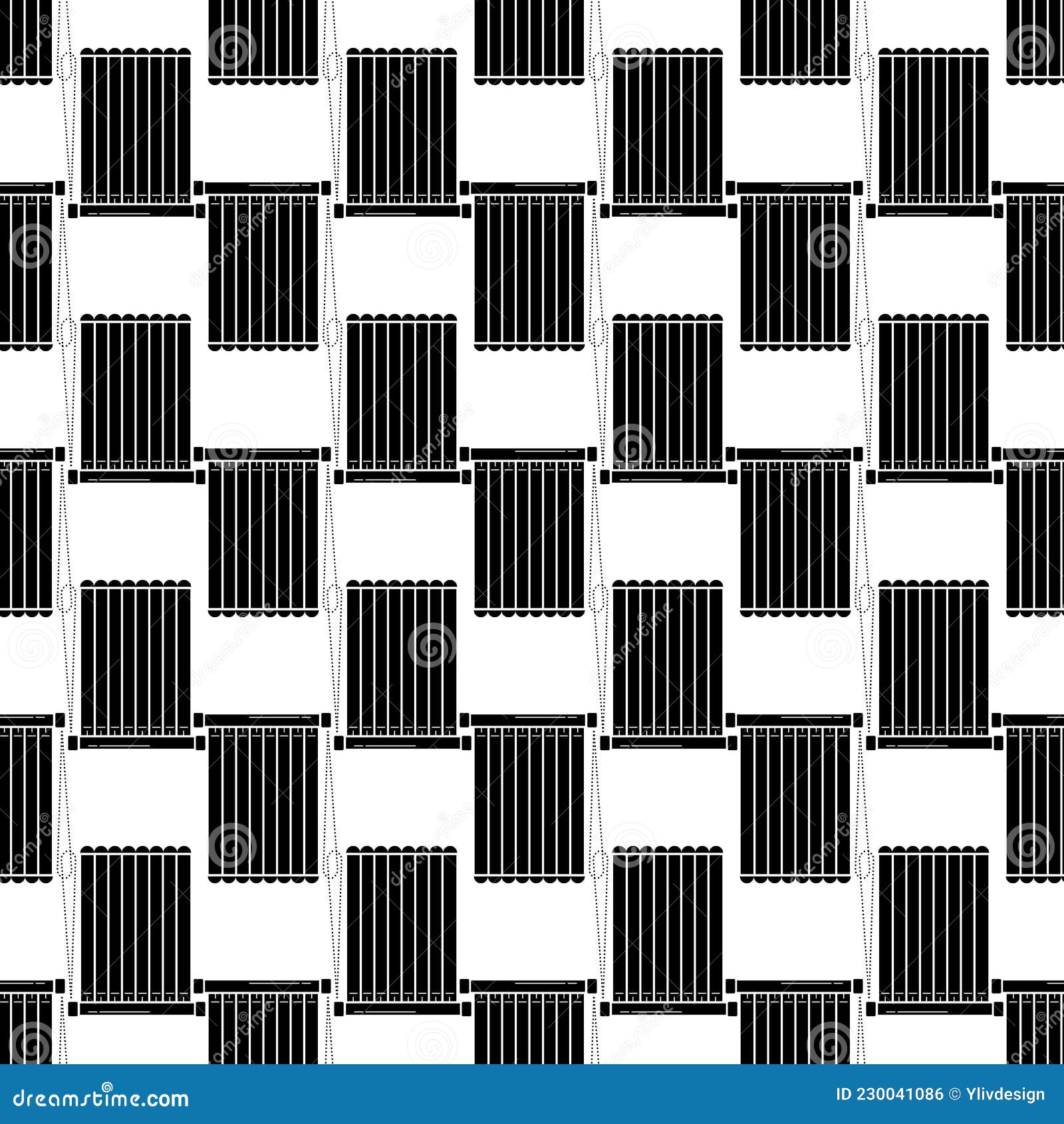Textile Louvers Pattern Seamless Vector Stock Vector - Illustration of ...