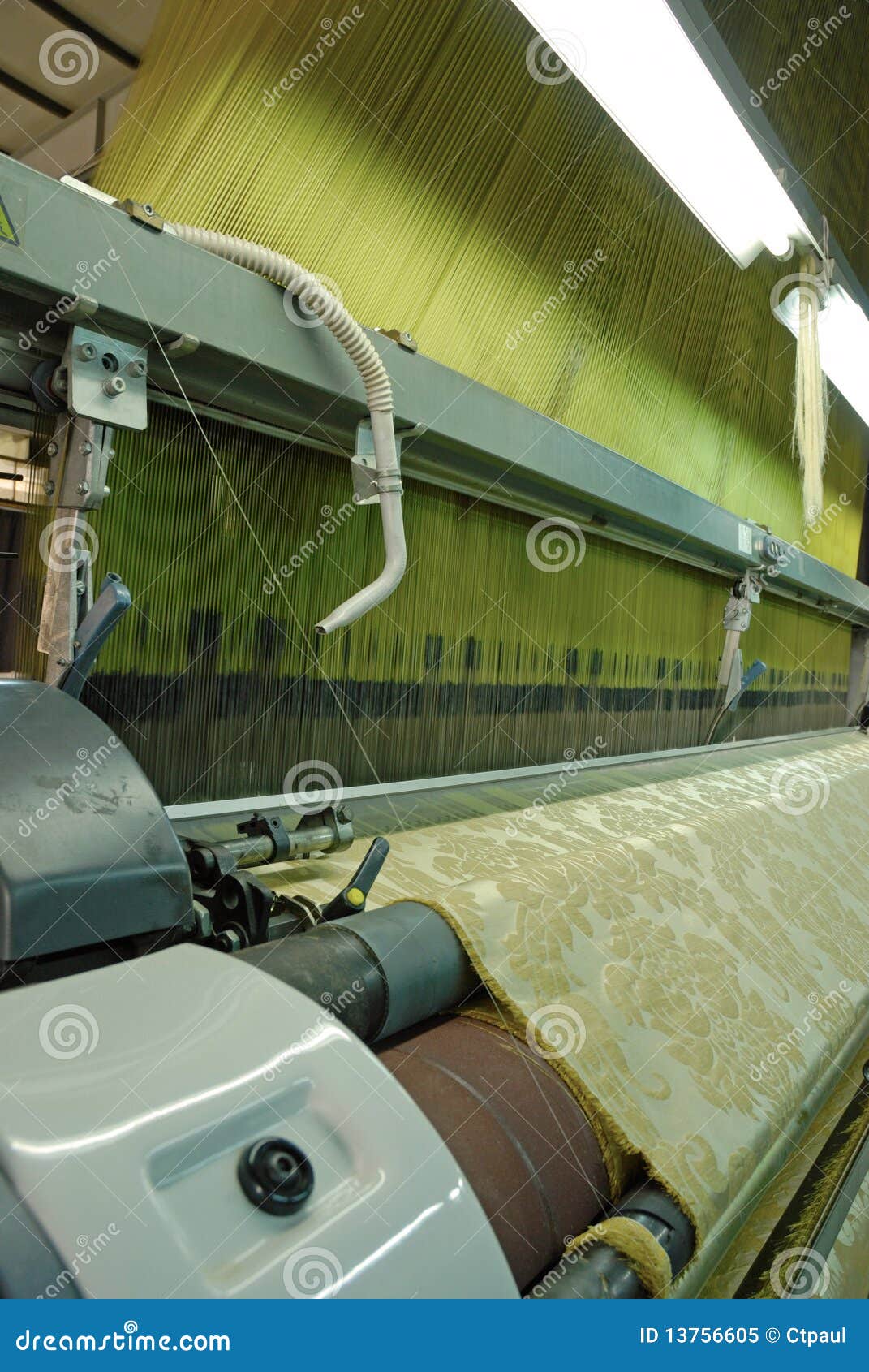 Textile machine stock image. Image of machine, production - 13756605
