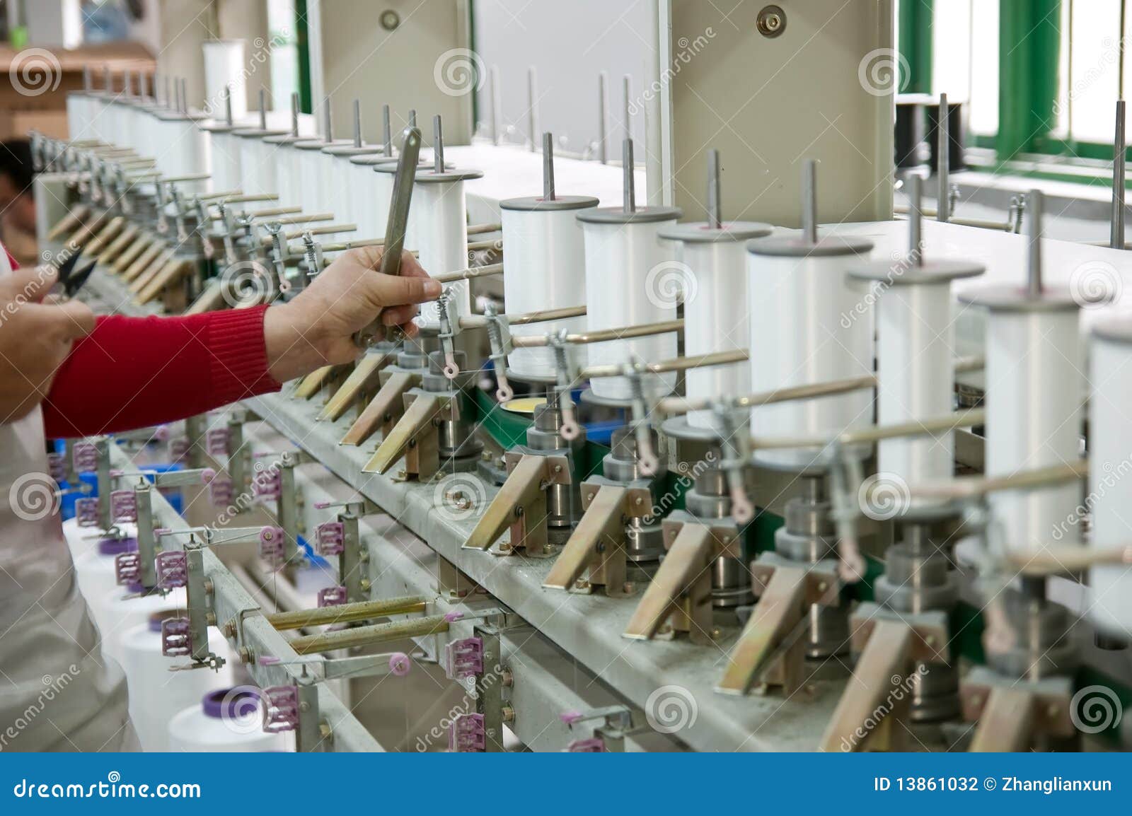 Textile machine stock photo. Image of late, textile, manual - 13861032