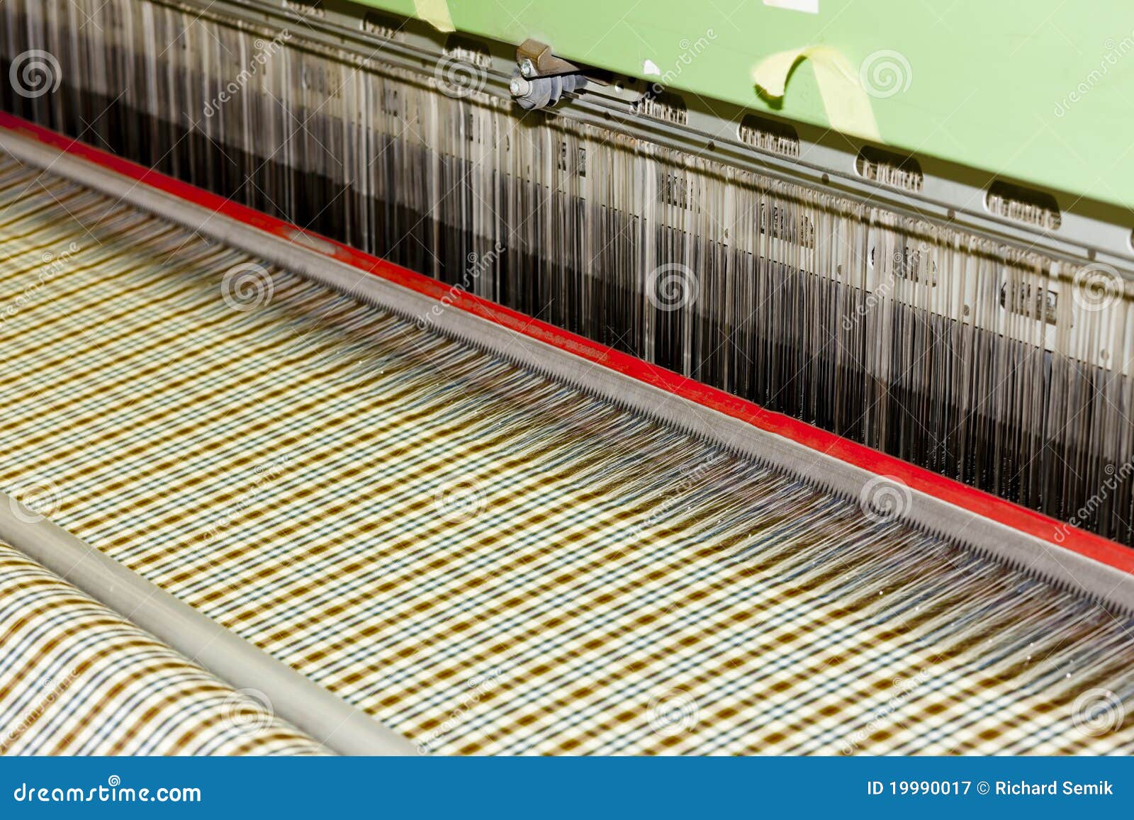 Textile machine stock image. Image of automatized, accurate - 19990017