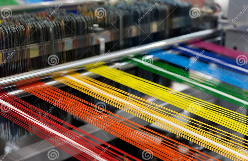 Textile machine stock image. Image of production, fashion - 23867405