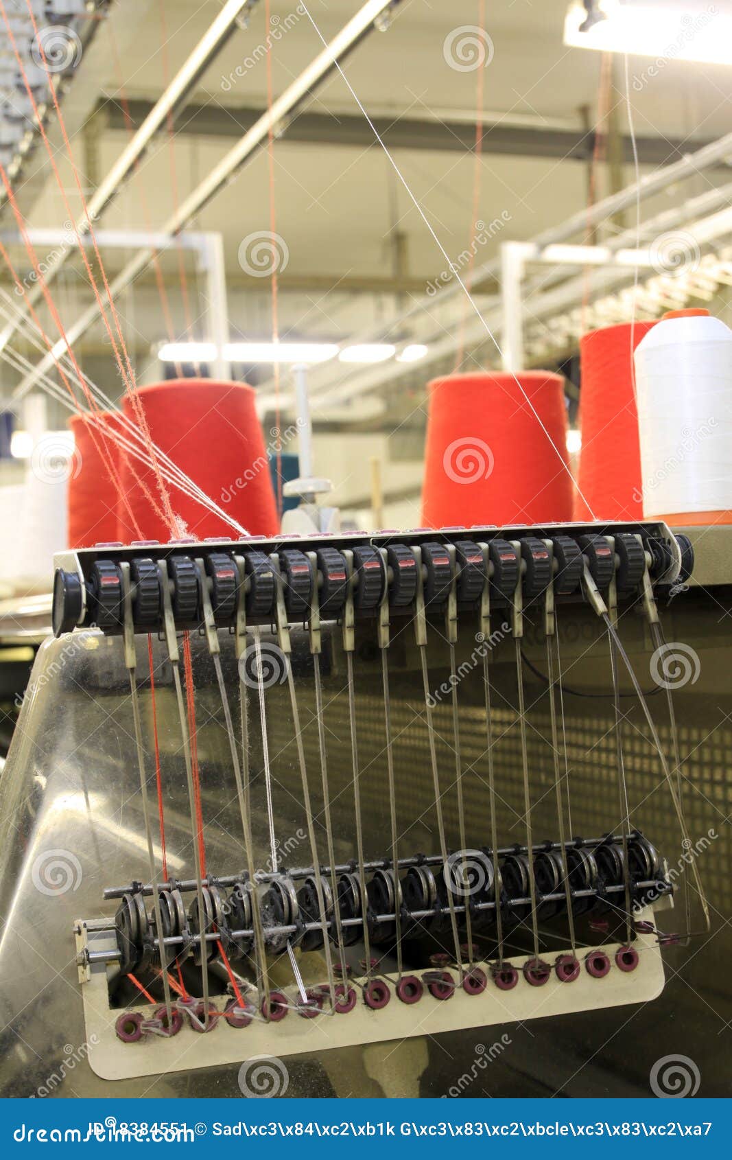 Textile Machinery stock image. Image of location, change - 18384551