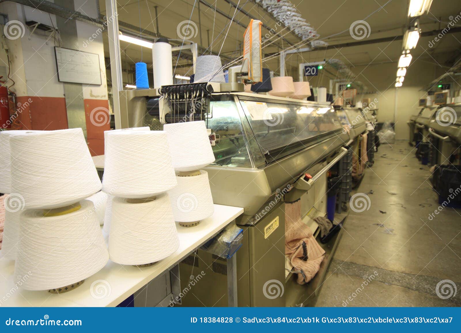 Textile Machinery stock photo. Image of roll, late, computer - 18384828