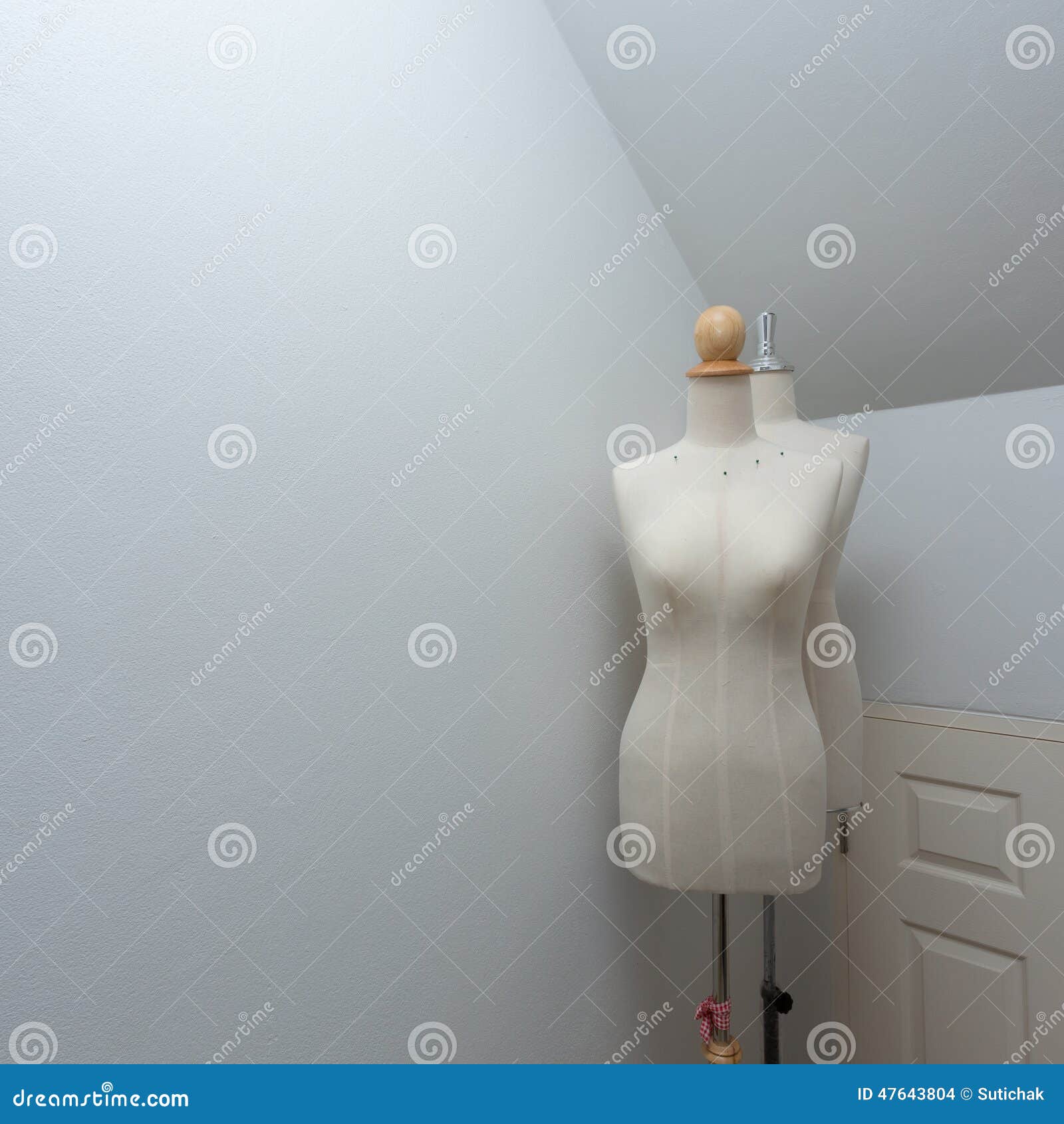 Textile Mannequin Cloth Female Dummy Stock Photo - Image of designer ...