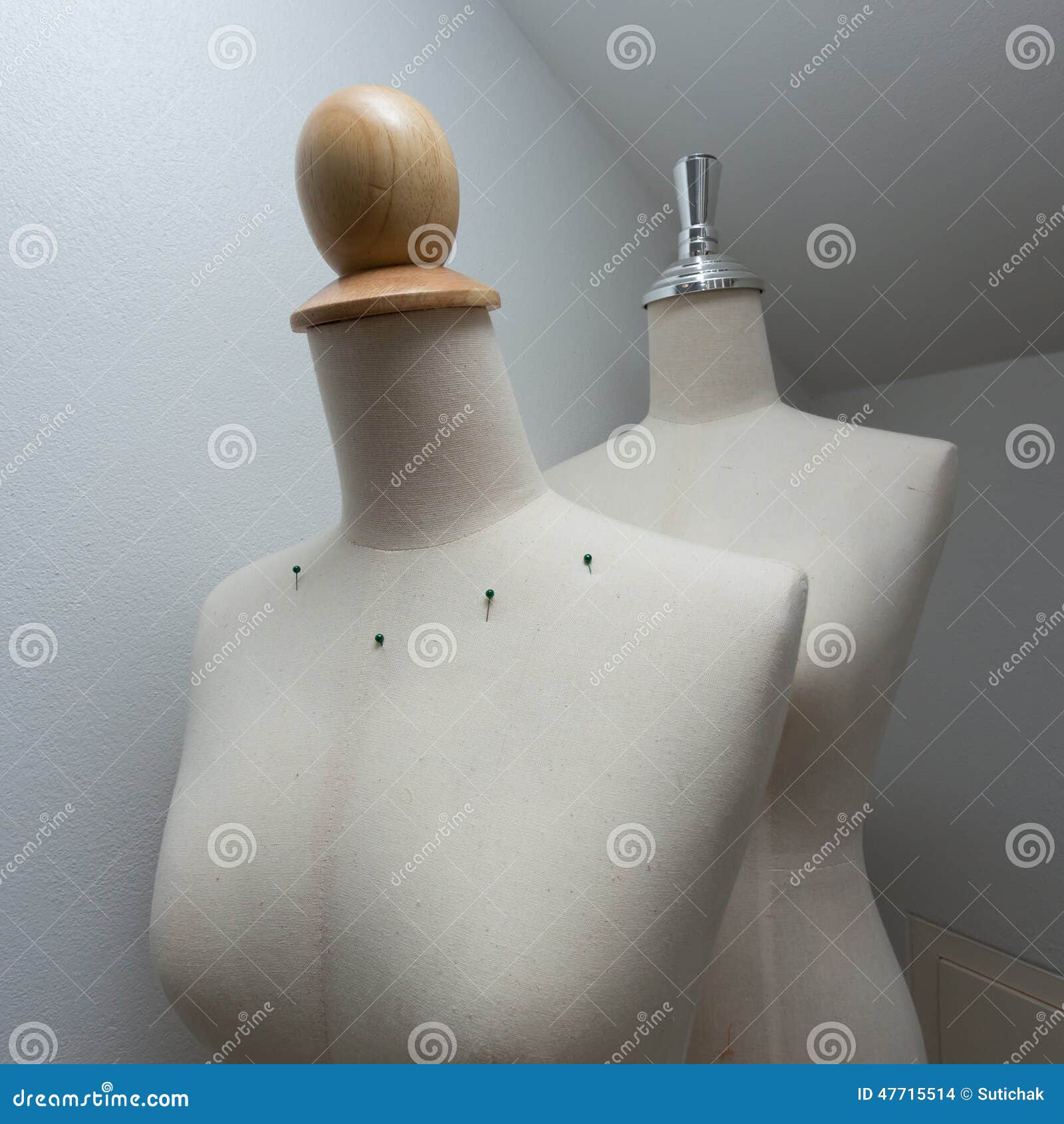 Textile Mannequin Cloth Female Dummy Stock Photo - Image of model ...