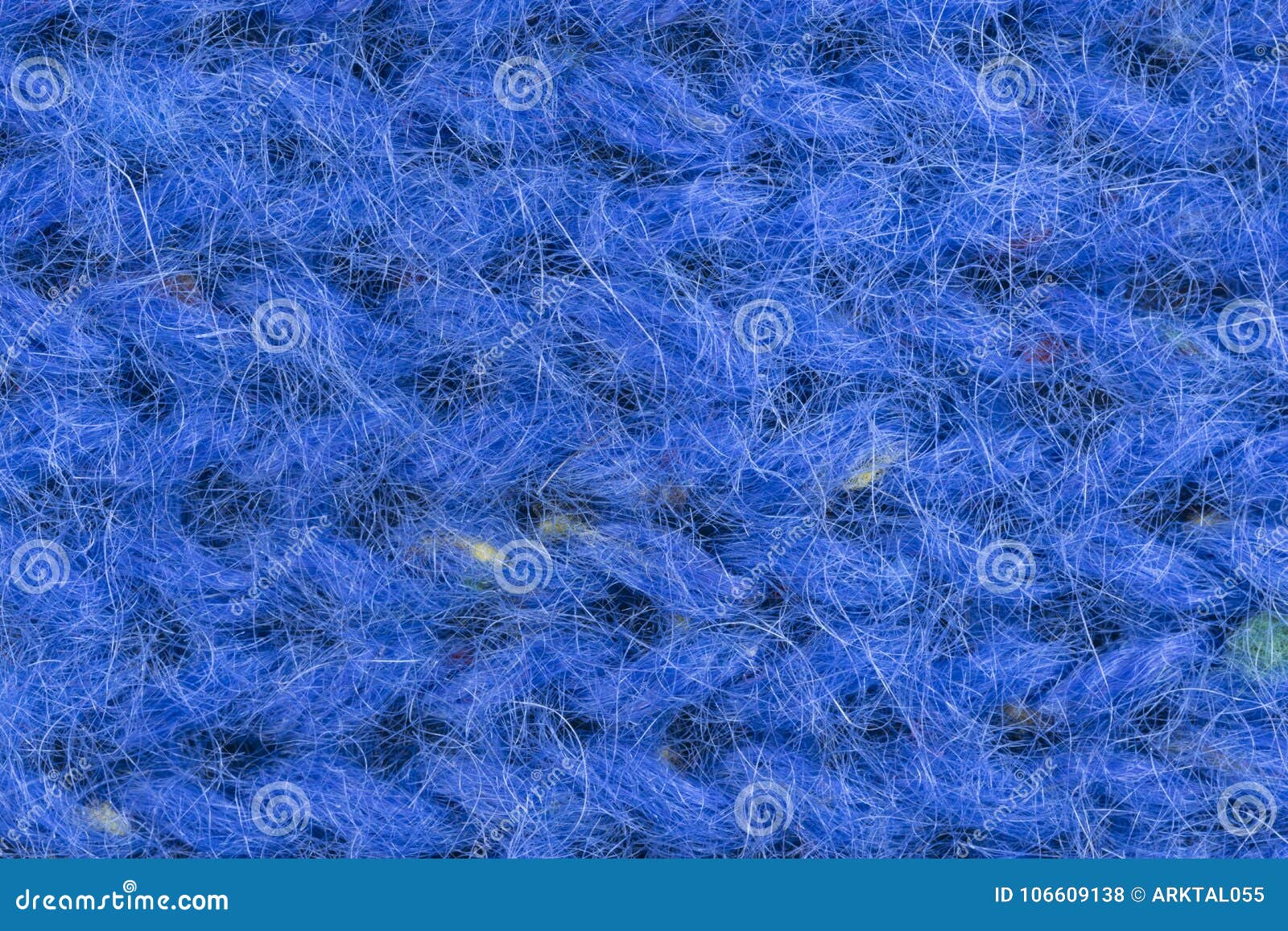 Blue Wool Fabric Macro Close Up Stock Photo - Image of high, detail ...