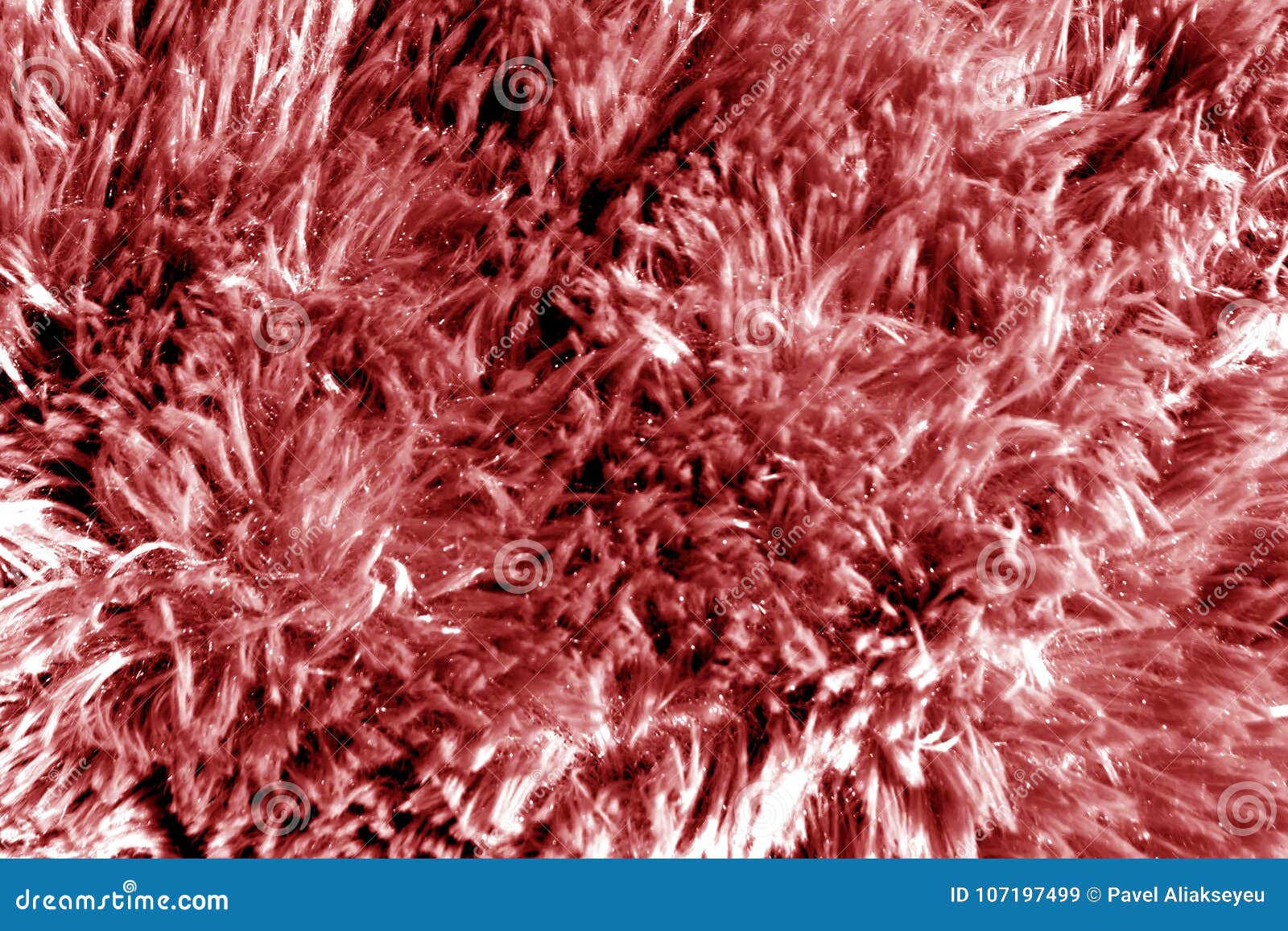 Textile Mou De Fourrure Dans La Couleur Rouge Image stock - Image du ...