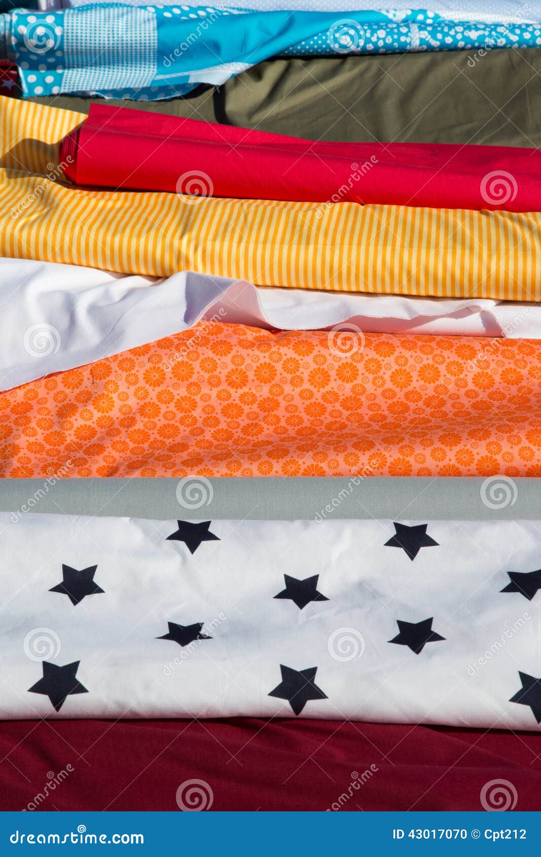 Textile - Multi Coloured Panel Stock Photo - Image of fashion, orange ...