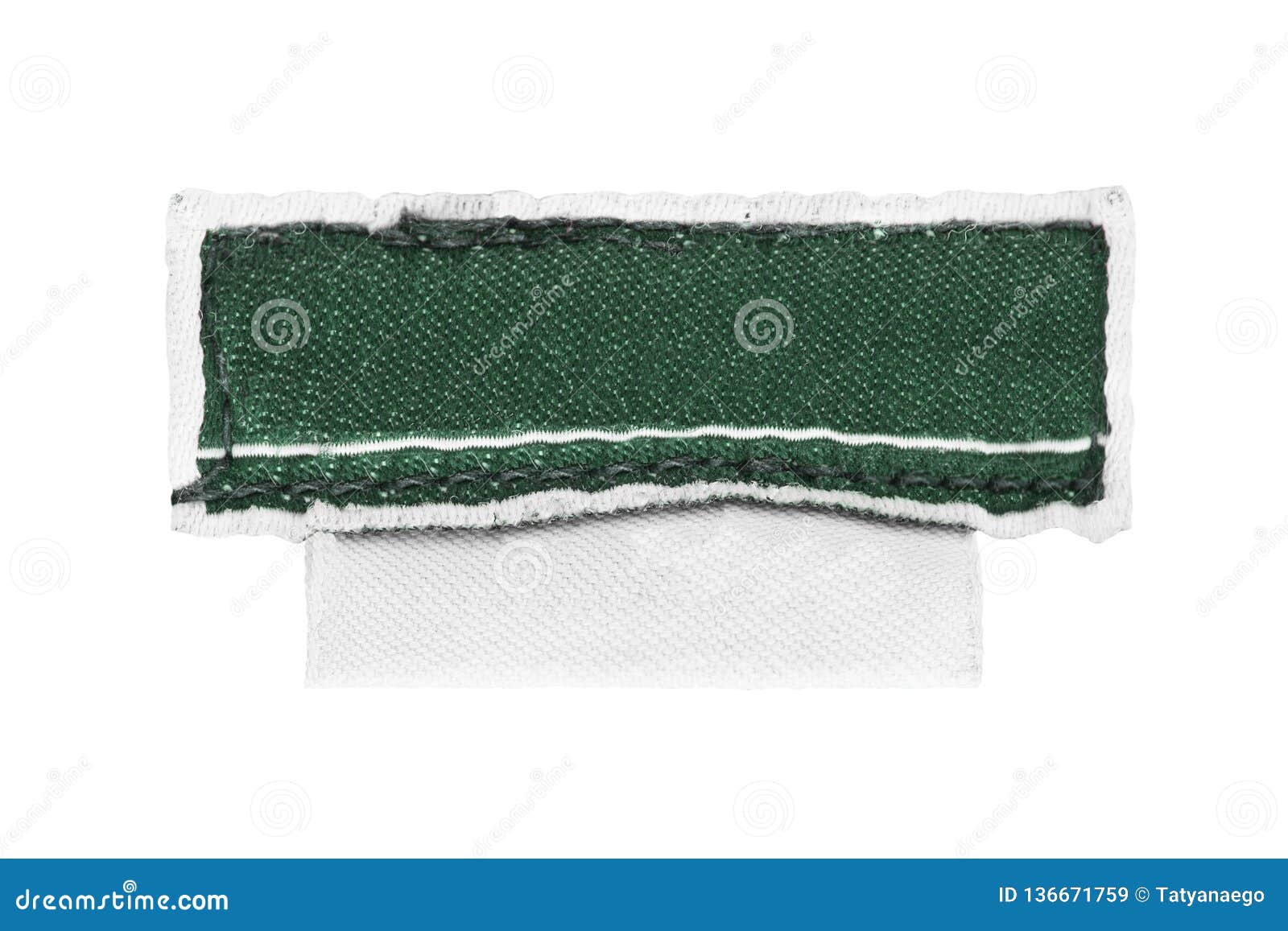 Textile patch isolated stock image. Image of design - 136671759