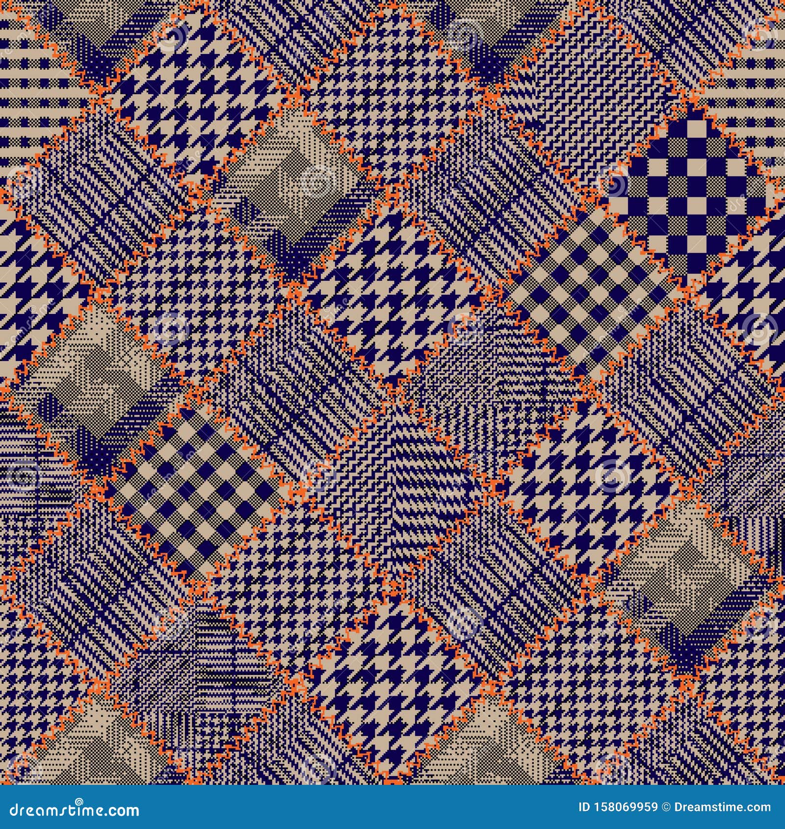 Textile Pattern Design. Digital Print Design. Stock Illustration ...