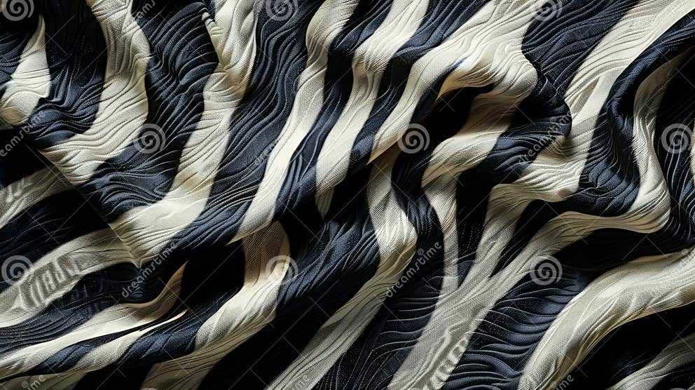 Textile Pattern Measurement Tailored for Zebra Line Design Stock Image ...