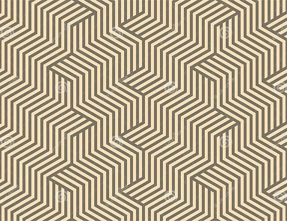 Abstract Hexagon Pattern Seamless Lines Stock Vector - Illustration of ...