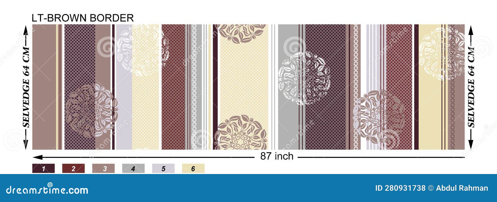 Textile Print Design Bedsheet Collection Stock Photo - Image of print ...