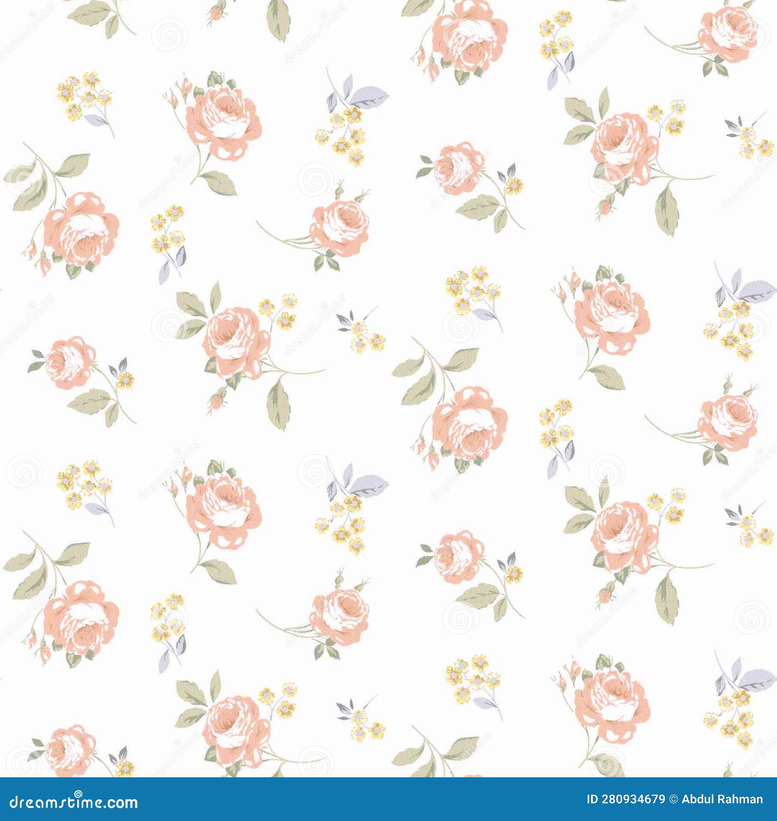 Textile Print Design Bedsheet Collection Stock Illustration ...