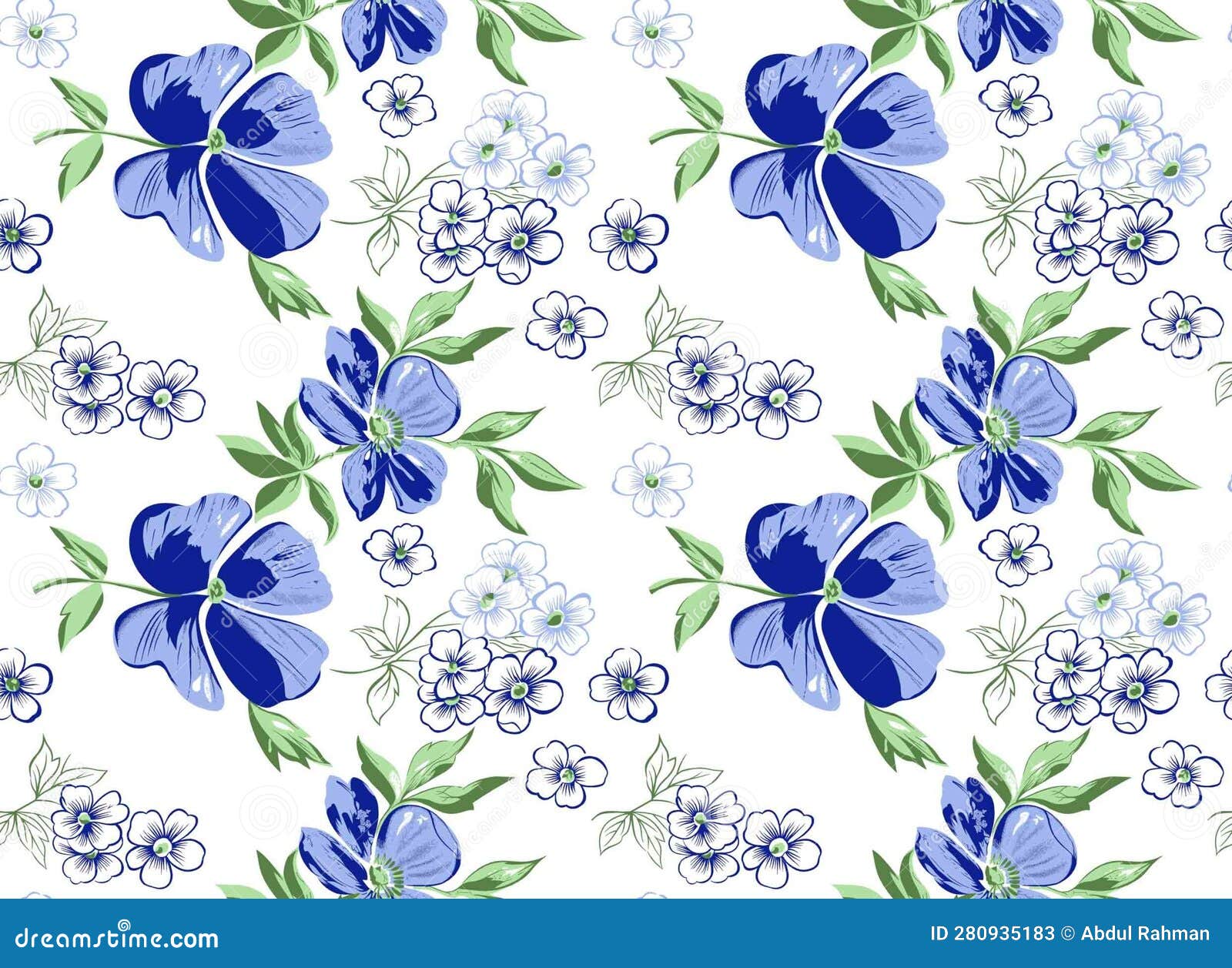 Textile Print Design Bedsheet Collection Stock Image - Image of print ...