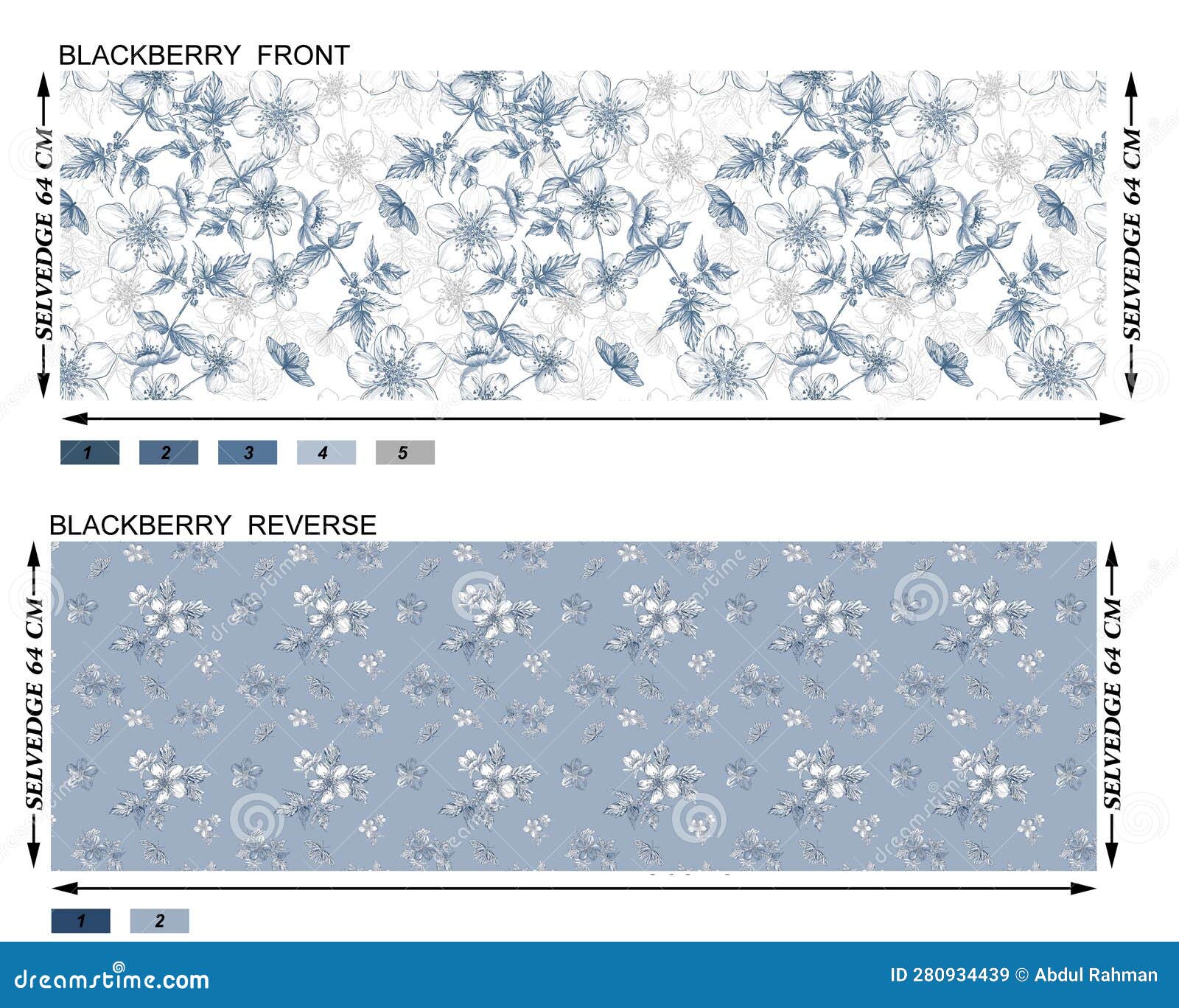 Textile Print Design Bedsheet Collection Stock Illustration ...