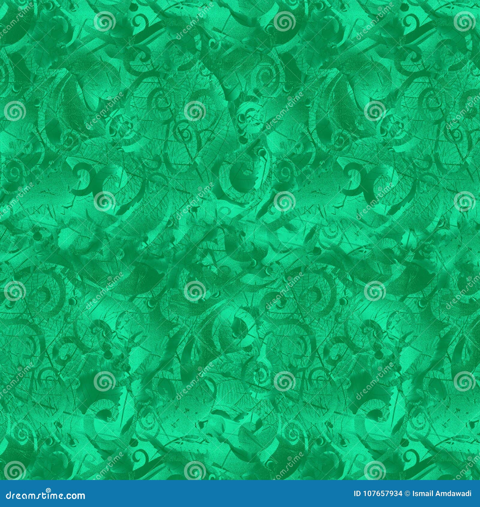 Green pattern design stock illustration. Illustration of print - 107657934