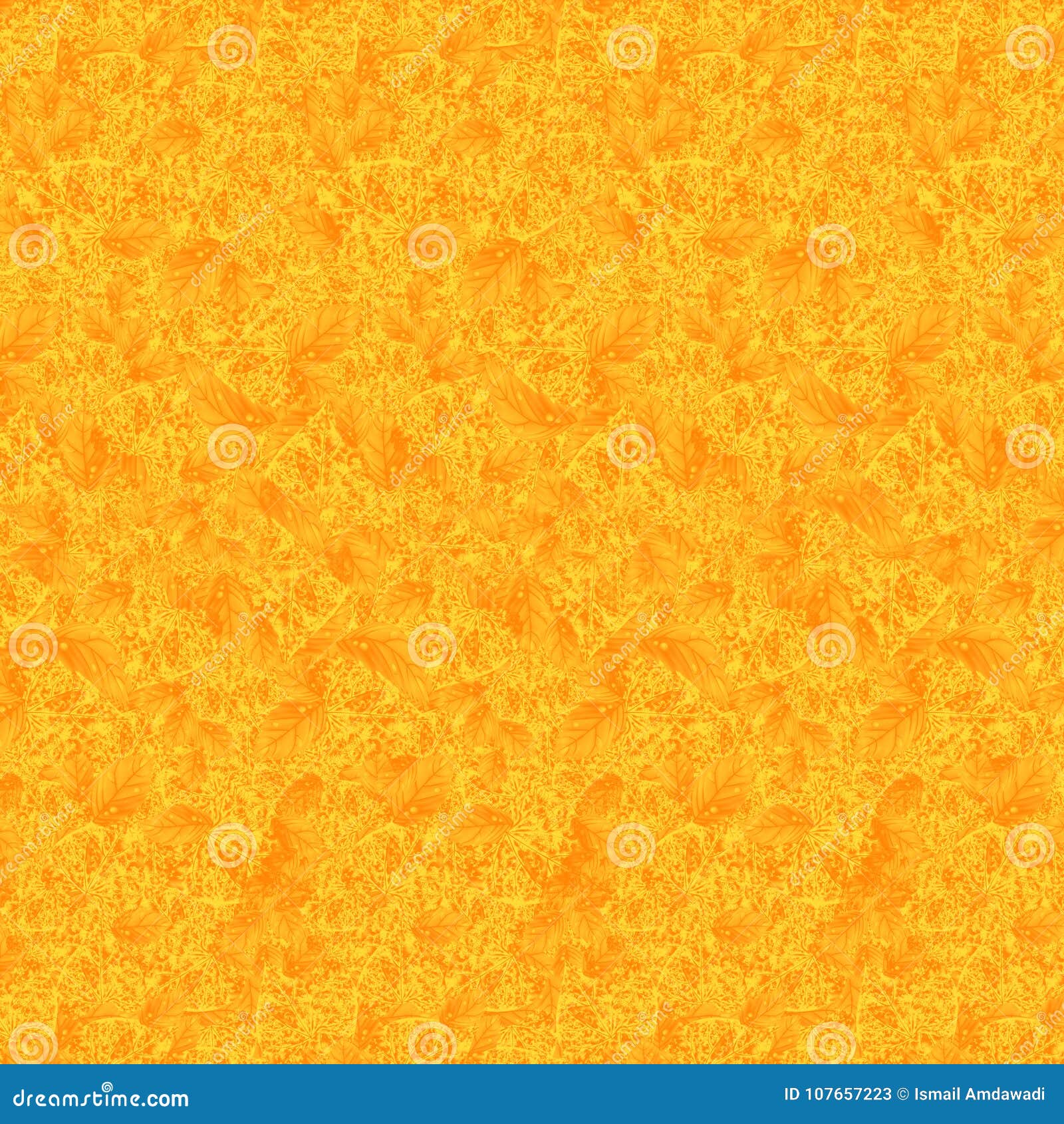 Yellow Background Seamless Pattern Stock Illustration - Illustration of ...