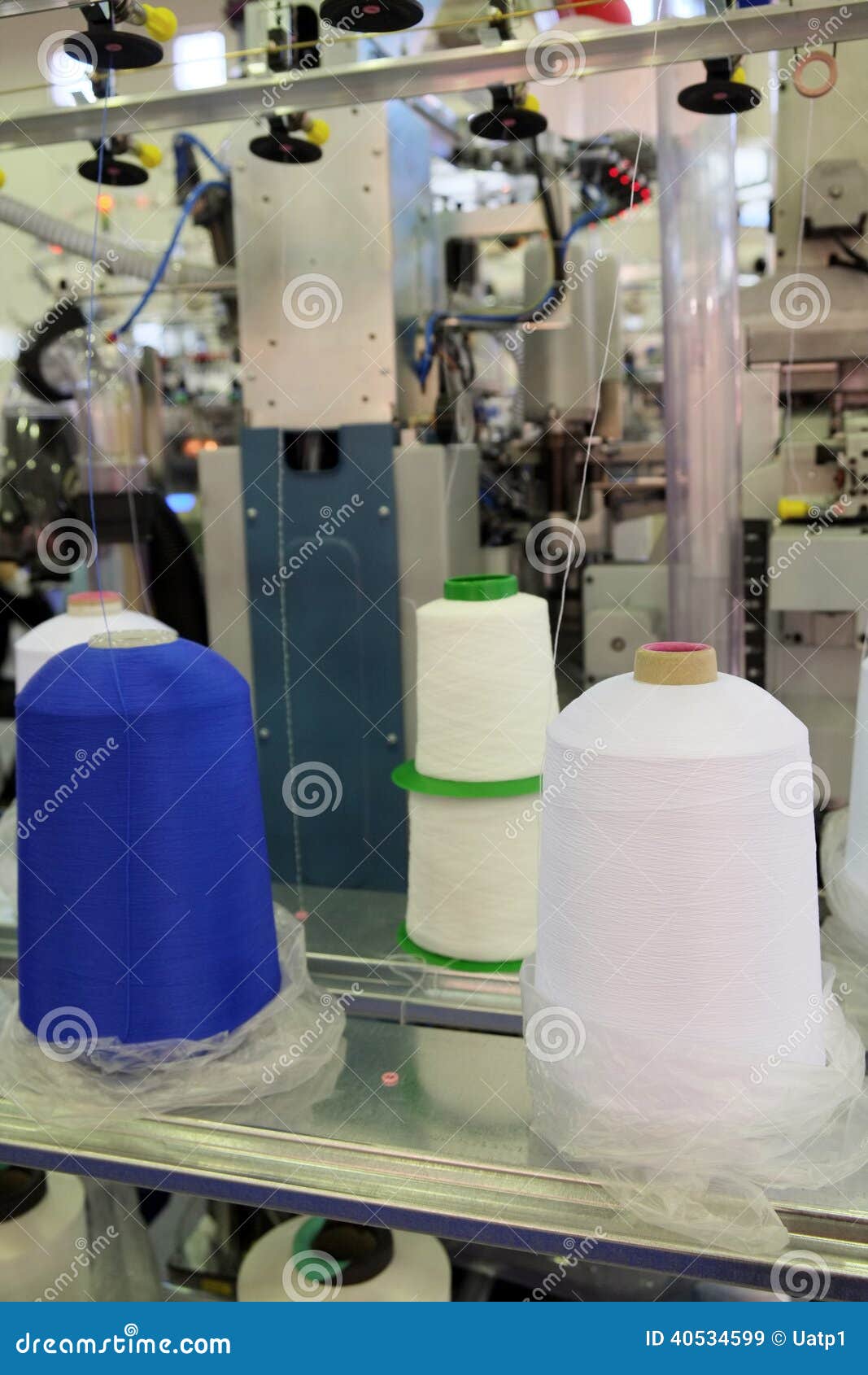 Textile production stock image. Image of spool, mill - 40534599