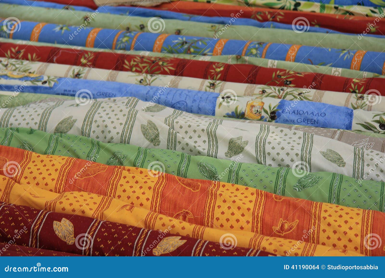 Textile from the Provence stock photo. Image of fabrics - 41190064