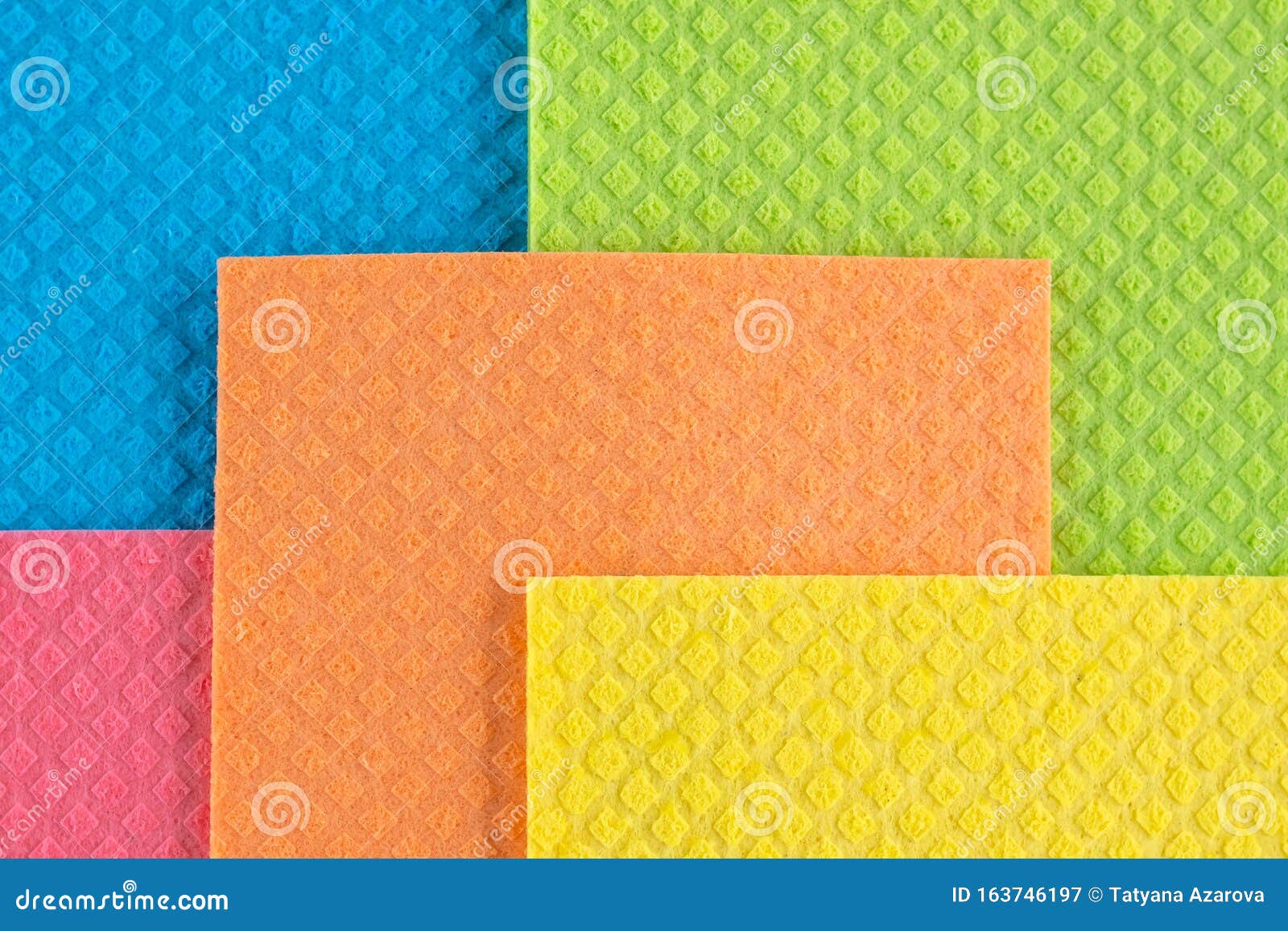 Textile of Rainbow Color. Square Pattern of Colorful Fabric. Abstract ...