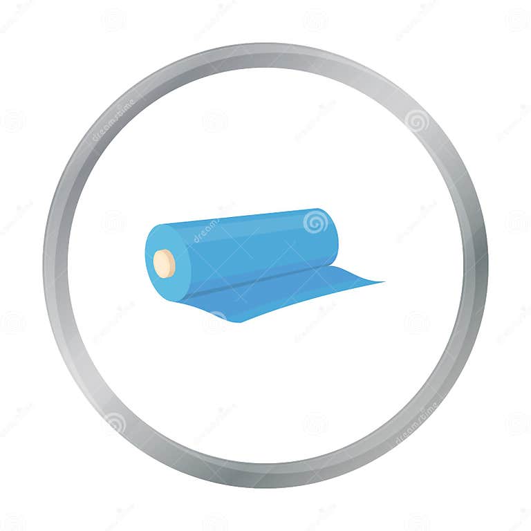 Textile Roll Icon of Vector Illustration for Web and Mobile Stock ...