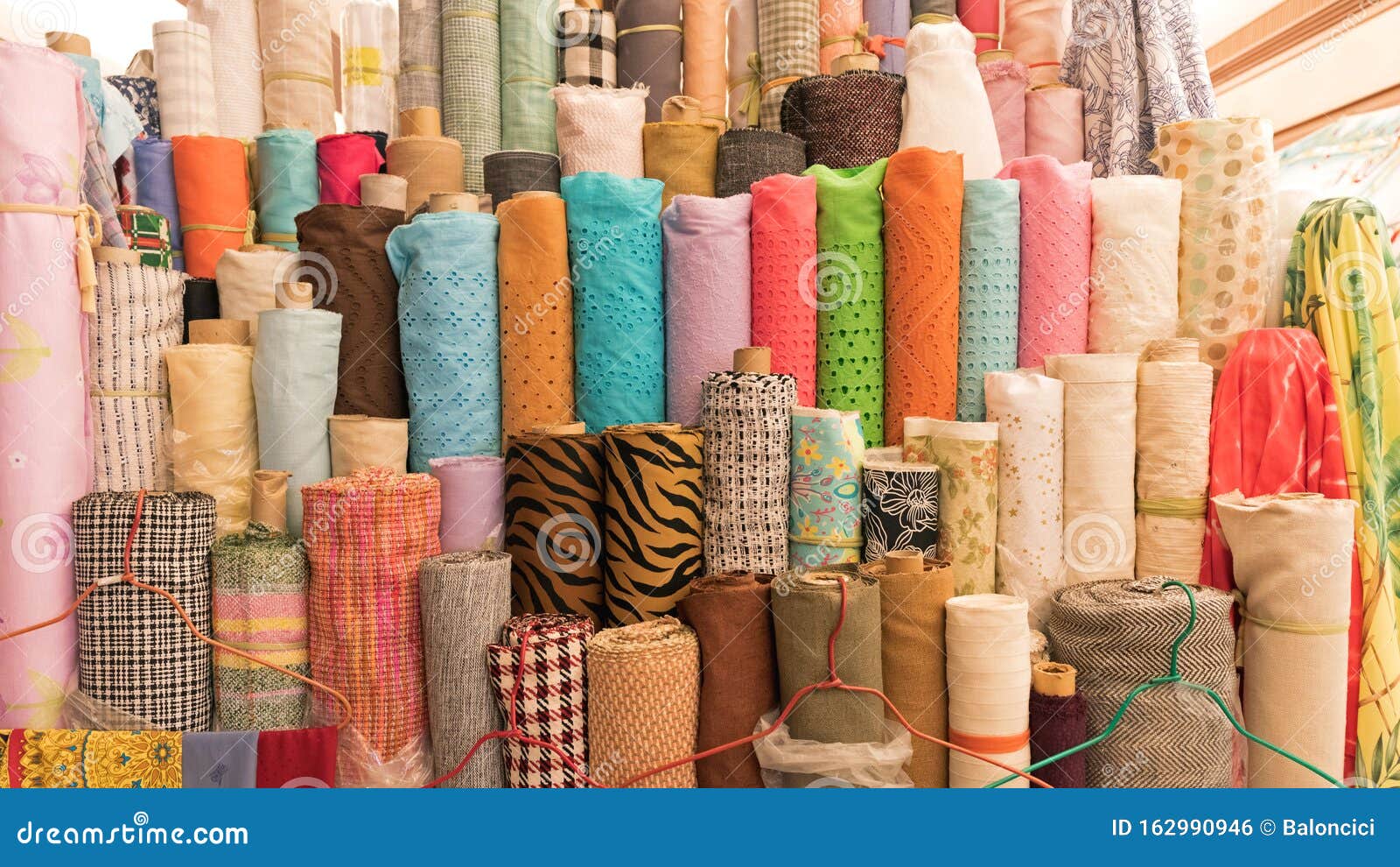 Textile Roll Material stock photo. Image of china, cotton - 162990946