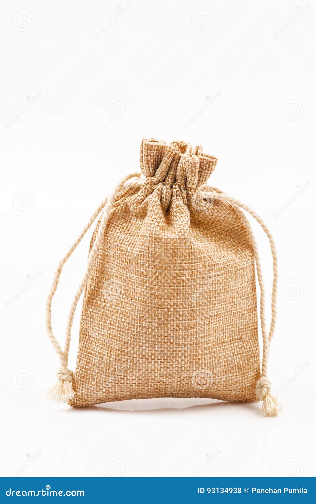 Textile sack. stock photo. Image of beige, rustic, linen - 93134938